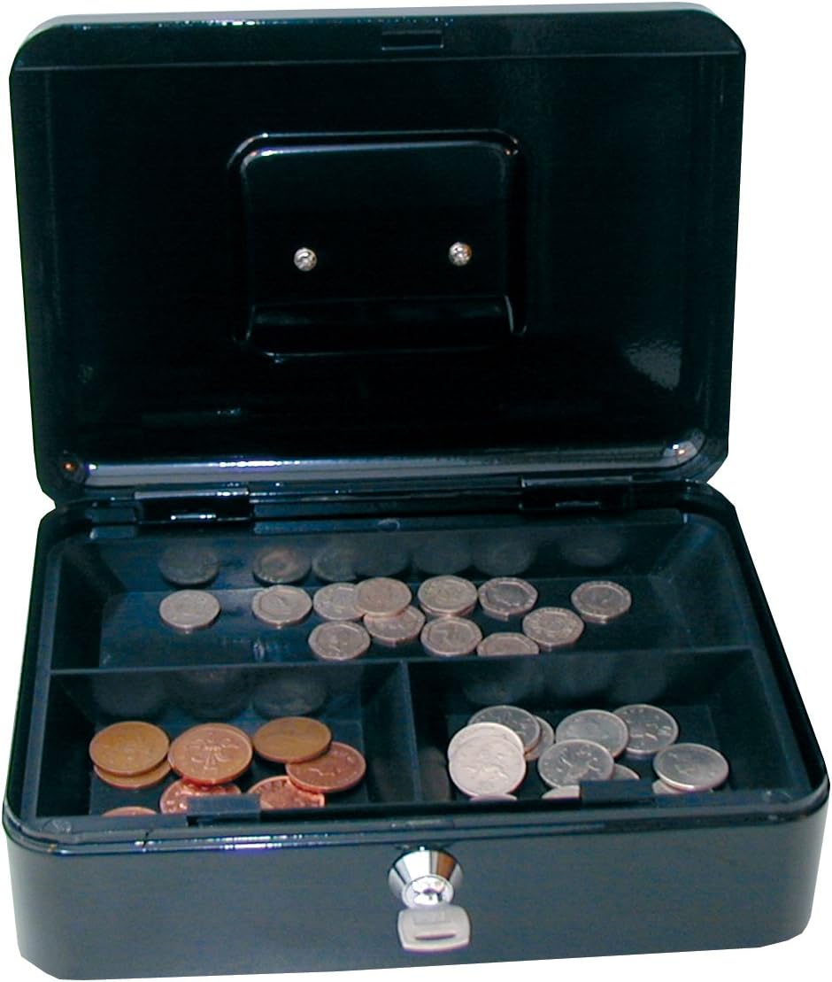 Cathedral CBBK10 10" Cash box black : Amazon.co.uk: Stationery & Office ...
