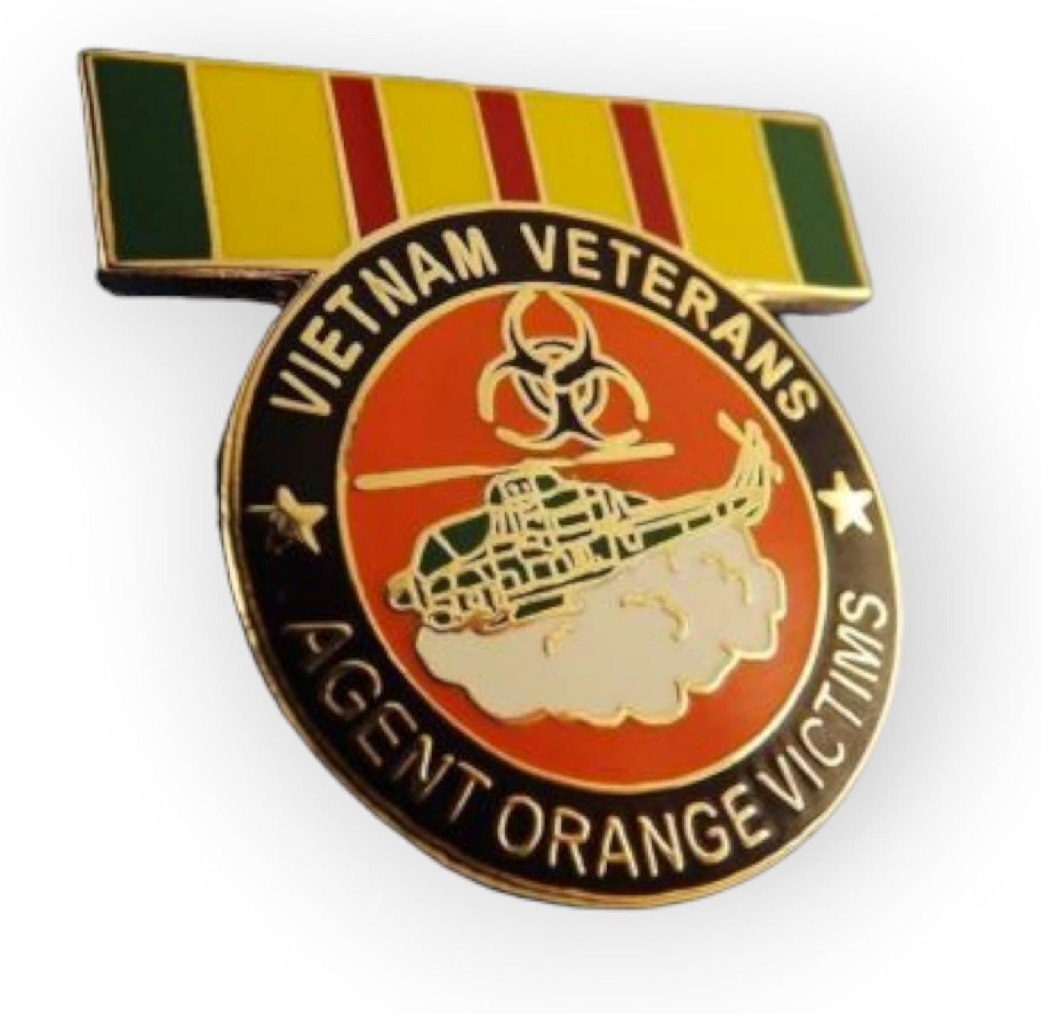Amazon.com: FARTICOSSIN Lapel Pin Vietnam Veterans Agent Orange Victims ...