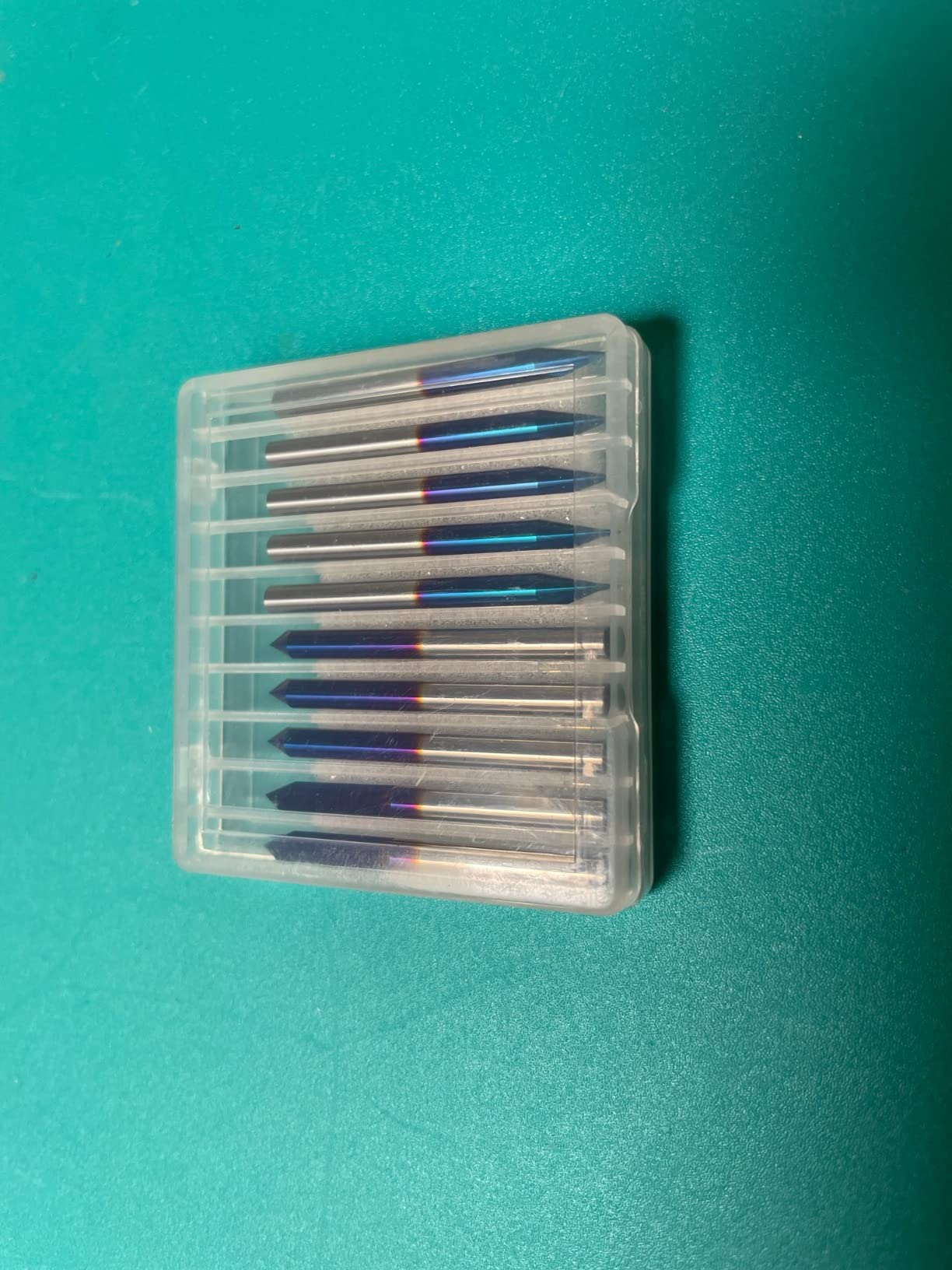 V Groove Router Bits 1/8" Shank CNC Wood Carving Bits 10pcs 30°& 60 ...