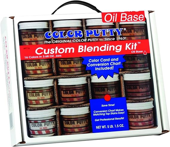 Color Putty Company 09716 Color Putty Blend Kit 16 Colors 3.5-Ounce ...