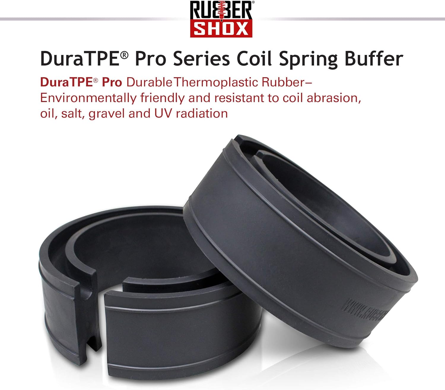 Amazon.com: U.S RubberShox DuraTPE Series Front-Rear Car Coil Spring ...