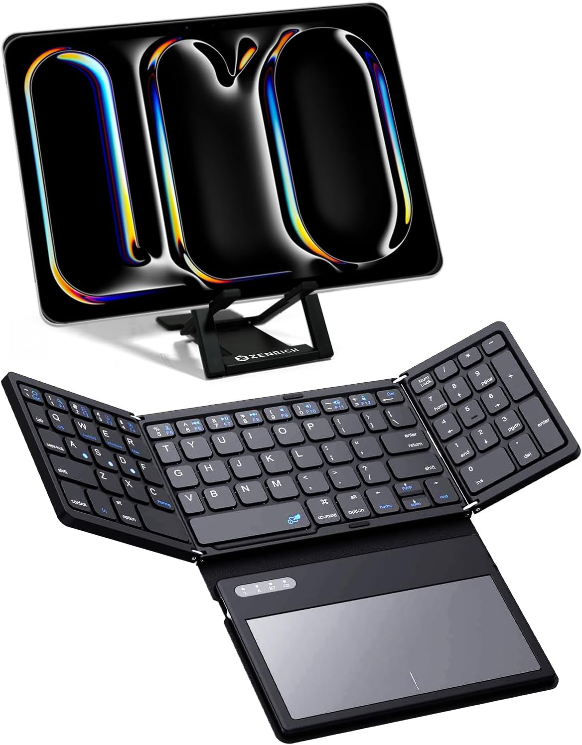 Amazon.com: Bluetooth 3.0 Keyboard,Rechargeable Mini Slim Travel Size ...