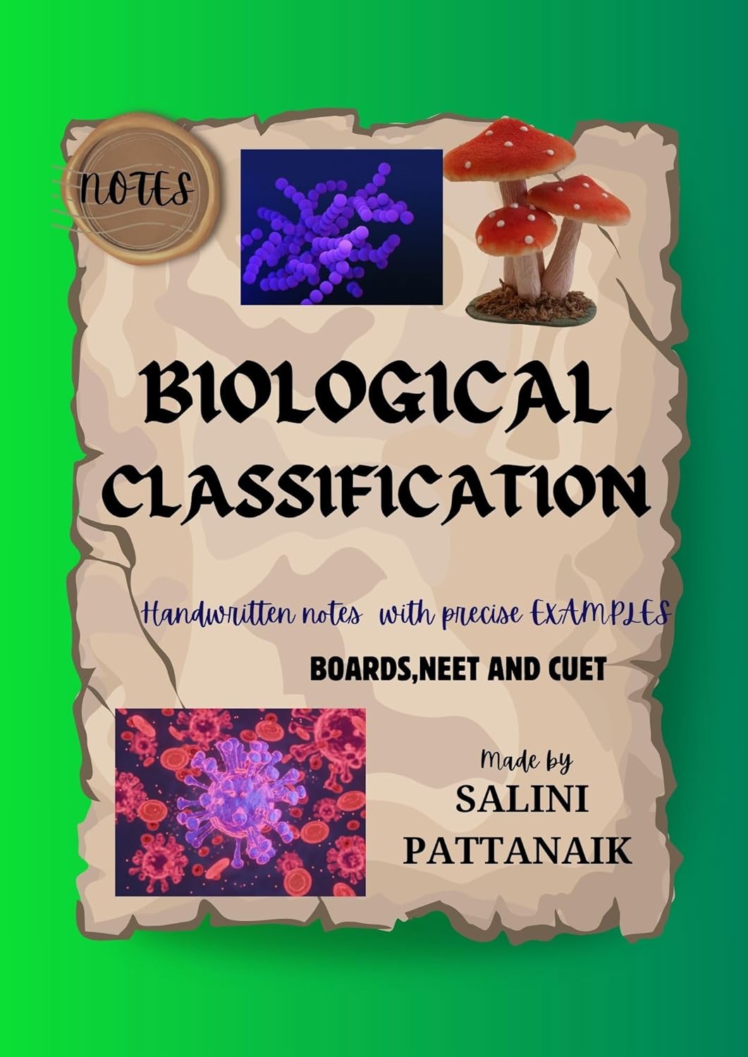 BIOLOGICAL CLASSIFICATION: CLASS 11 NEET SERIES NOTES eBook : PATTANAIK ...