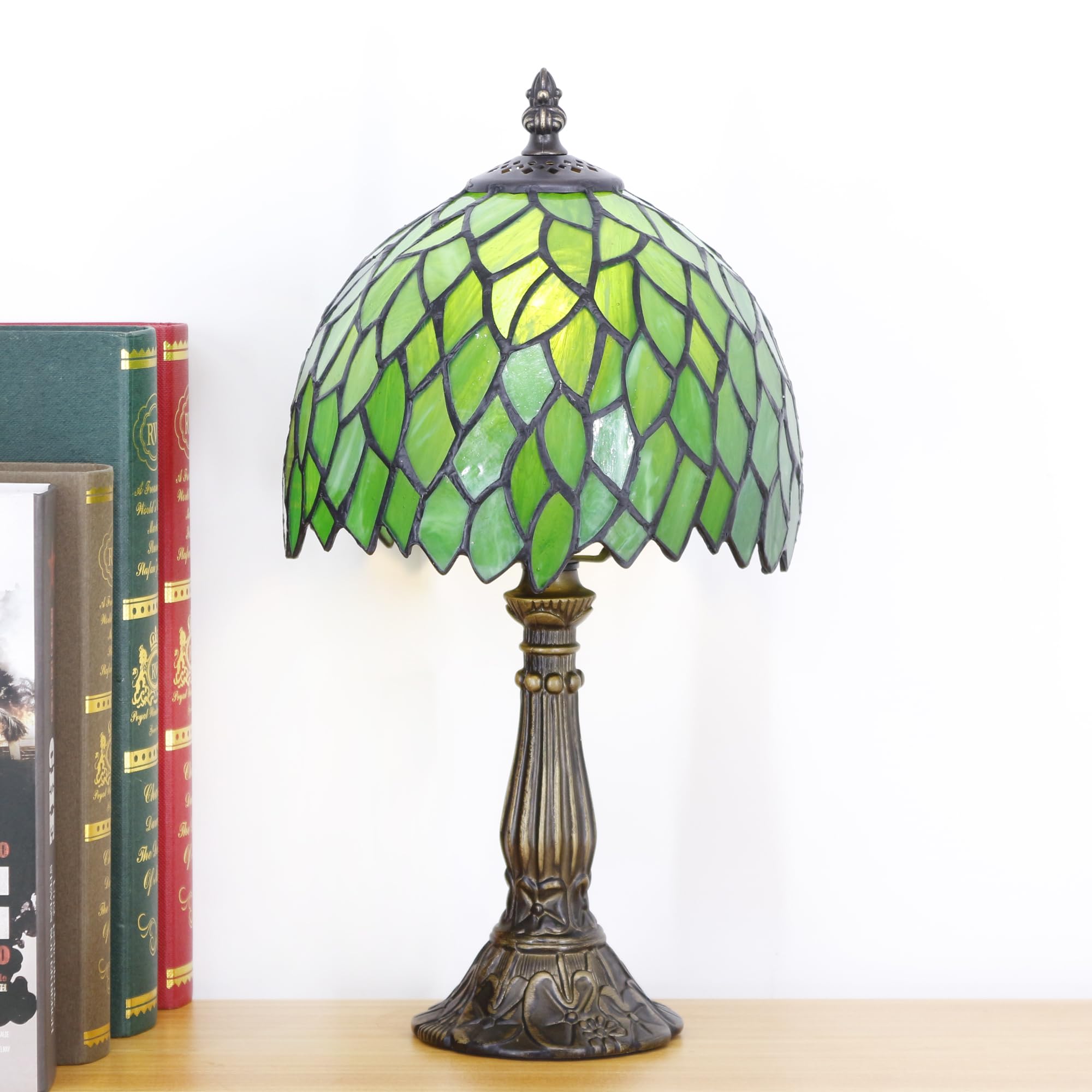 Small Tiffany Lamp Stained Glass Desk Lamp Vintage Tiffany Bedside ...