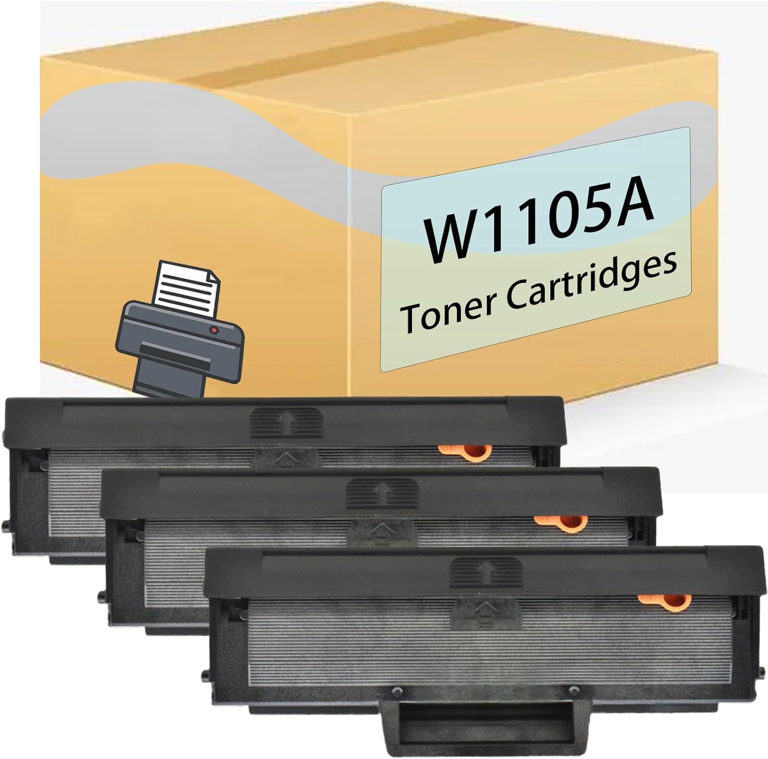 Amazon.com: 105A W1105A Toner Cartridge (with Chip) Replacement for HP ...