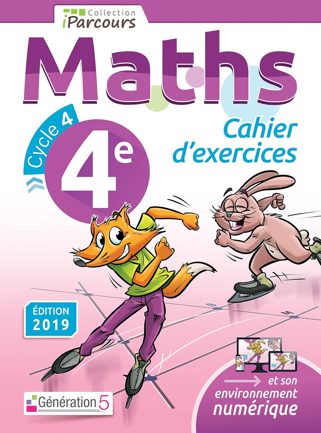 Amazon.fr - Cahier d'Exercices iParcours Maths 4e (2019) - Hache, Katia ...