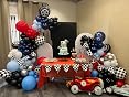 Amazon.com: Red blue Race Car Balloon Garland Kit 130Pcs With Black ...