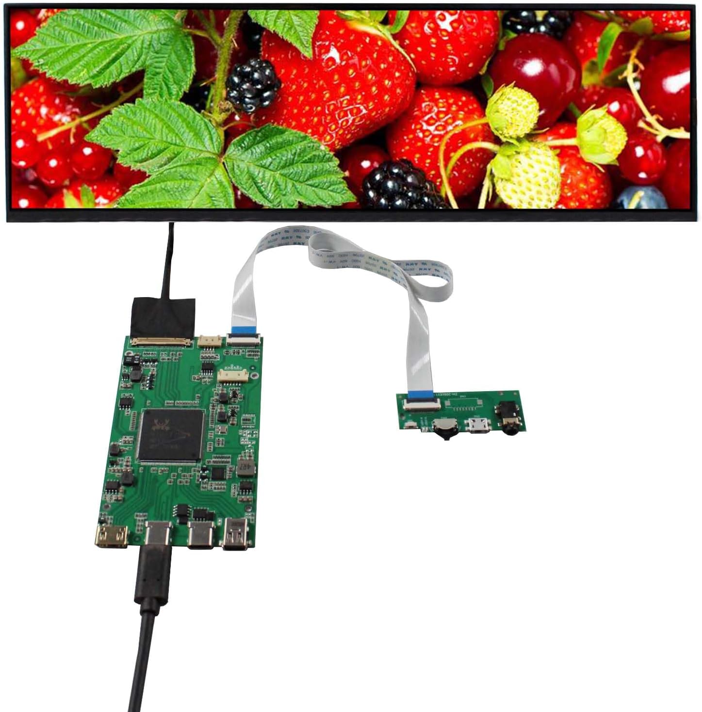 Amazon.com: VSDISPLAY 12.7 Inch 2880x864 IPS LCD Screen NV127H4M-NX1 ...