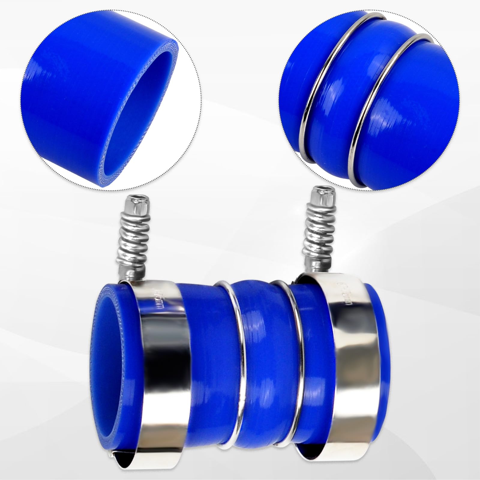 Snapklik.com : 66L Silicone Intercooler Boot Hose Kit