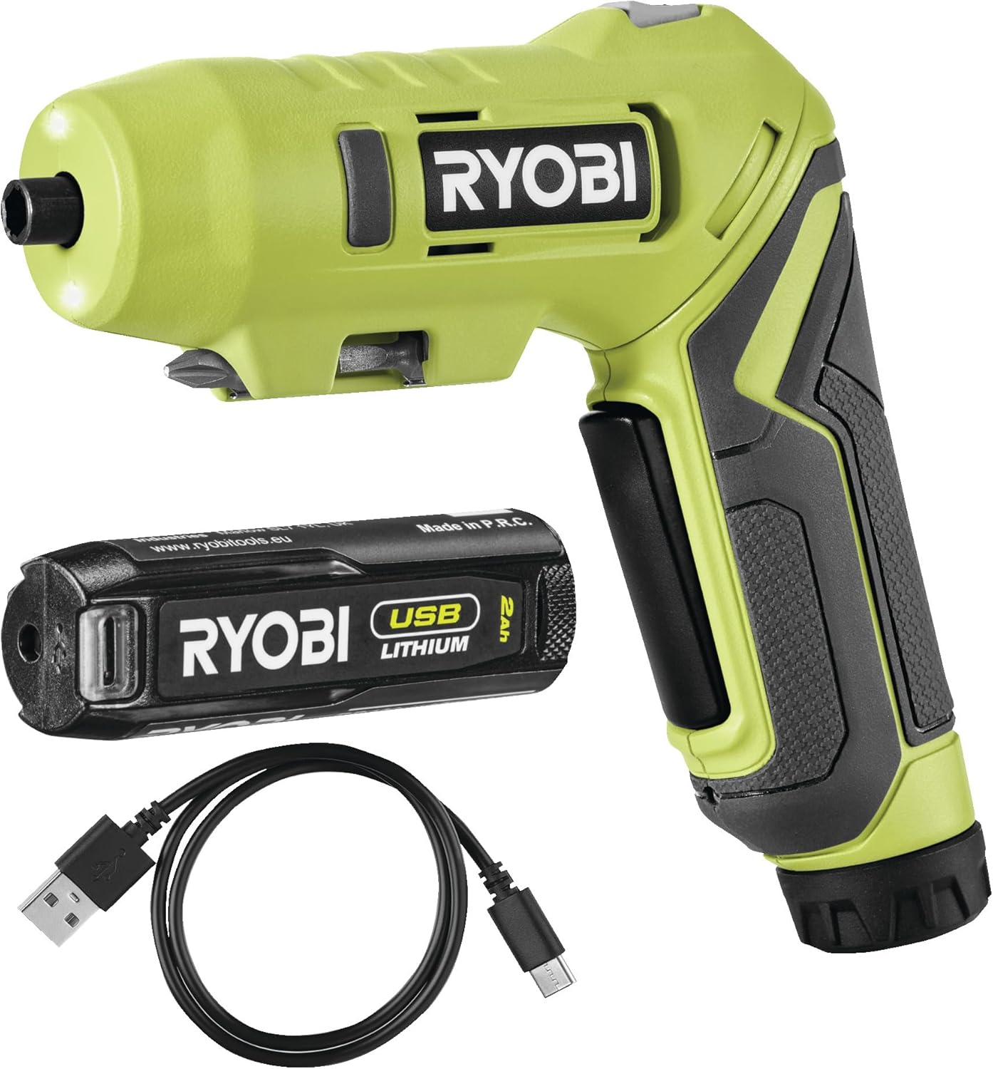 Amazon.com: Ryobi Cordless drill with adjustable handle 4V (1x 2.0Ah ...