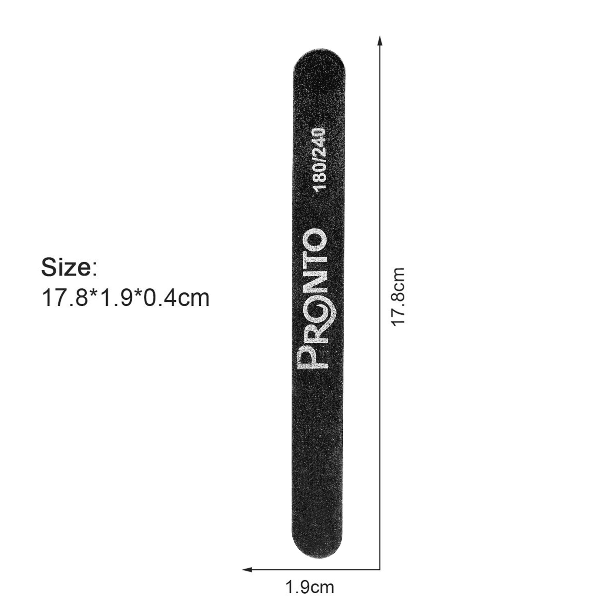 Snapklik.com : Pronto Professional Nail Files For Nail Art Salon Black ...