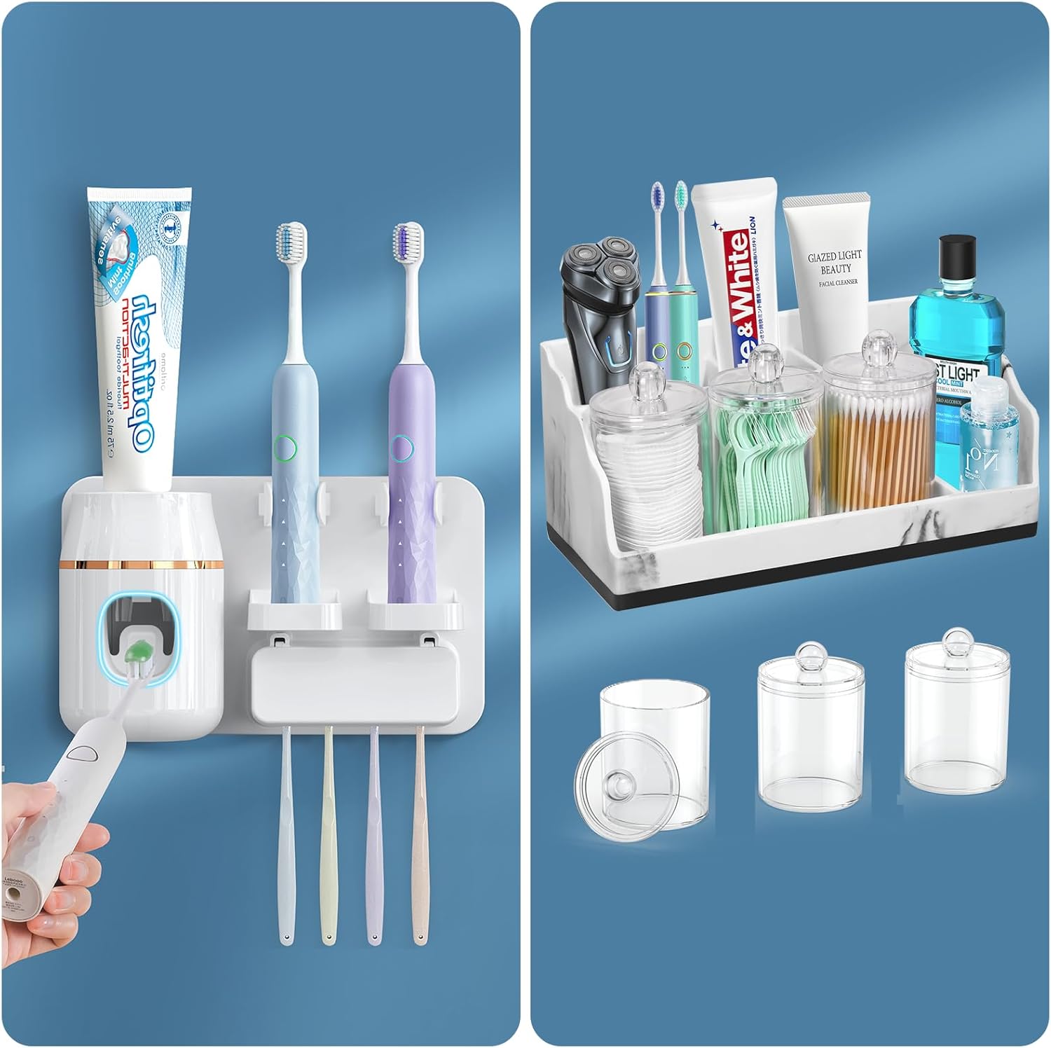 Amazon.com: TuCao Toothpaste Dispenser, Automatic Toothpaste Dispenser ...