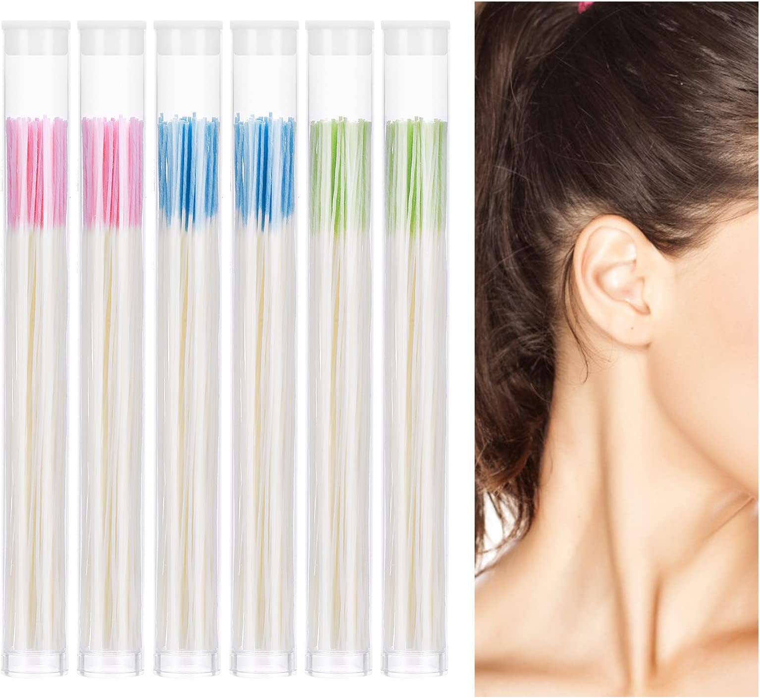 Amazon.com: 180 PCS Ear Hole Ear Care Kit Disposable Earrings Hole ...