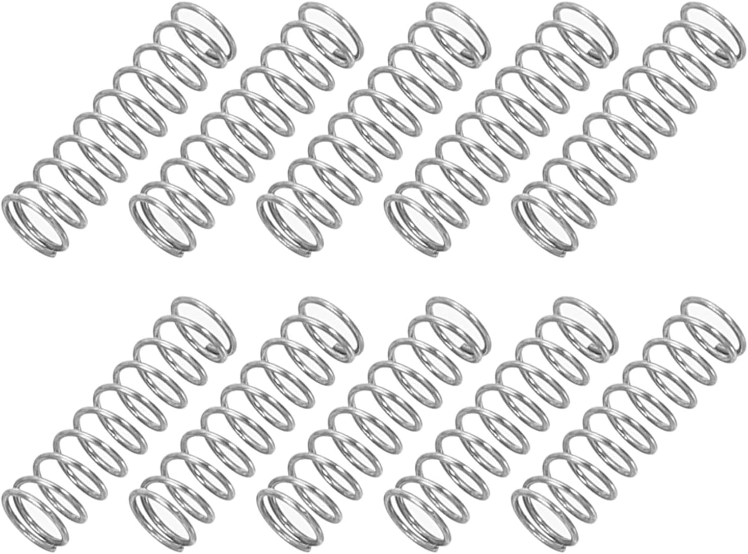 Amazon.com: PATIKIL Compression Spring, 0.3mm Wire Dia x 3mm OD x 10mm ...