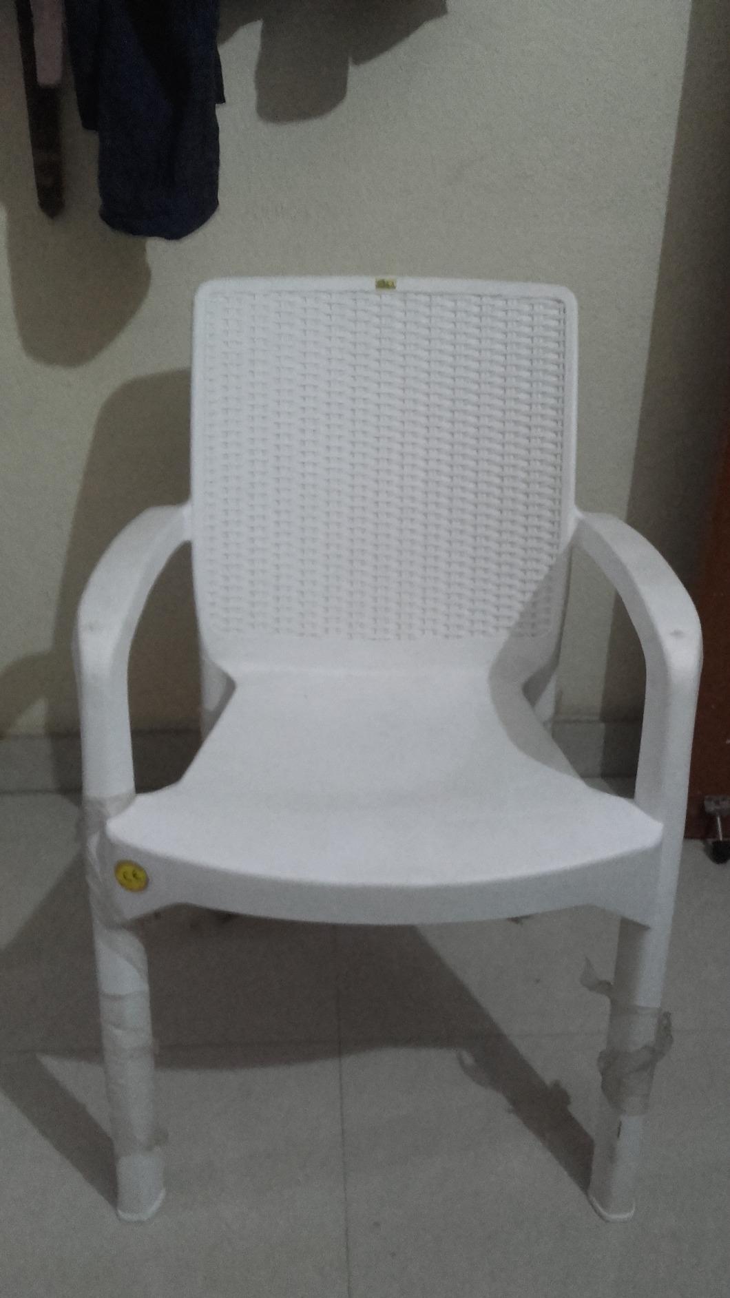 ITALICA Furniture 9402 Armchairs (Matte Finish, White,Set of 6 ...