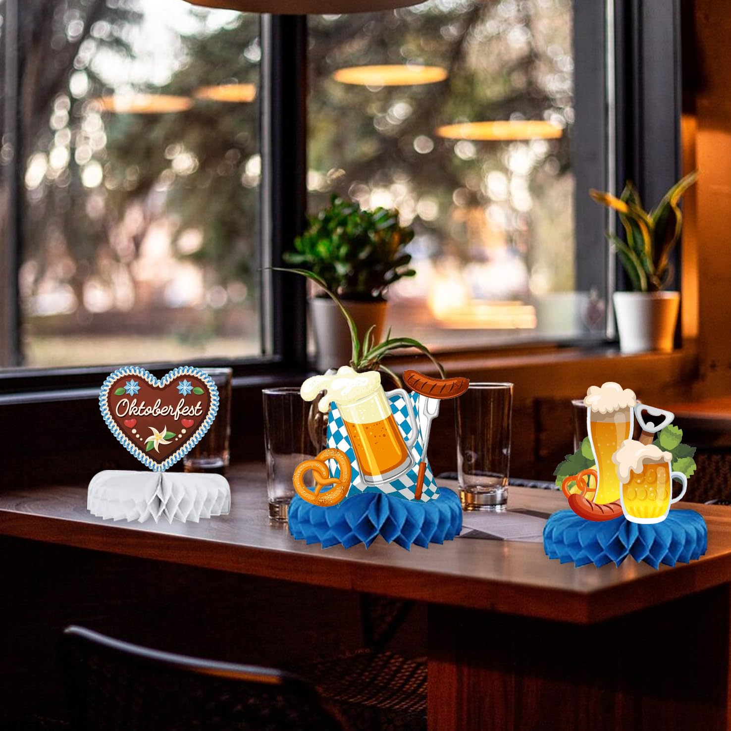 Oktoberfest Table Decorations Centerpieces