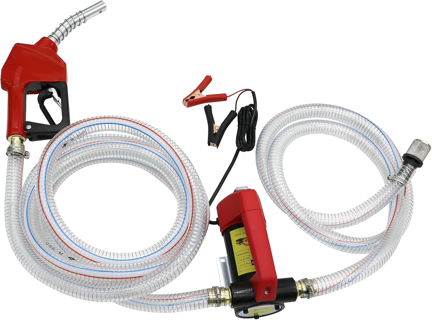 Amazon.com: EBUY 12V Fuel Transfer Pump, 12GPM Diesel Transfer Pump Kit ...