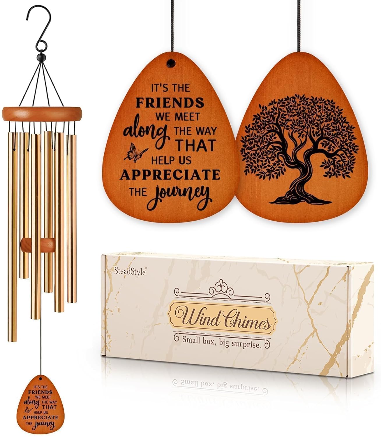Amazon.com : SteadStyle Friendship Gifts for Women, Wind Chime for Best Friends, Friend Gifts ...