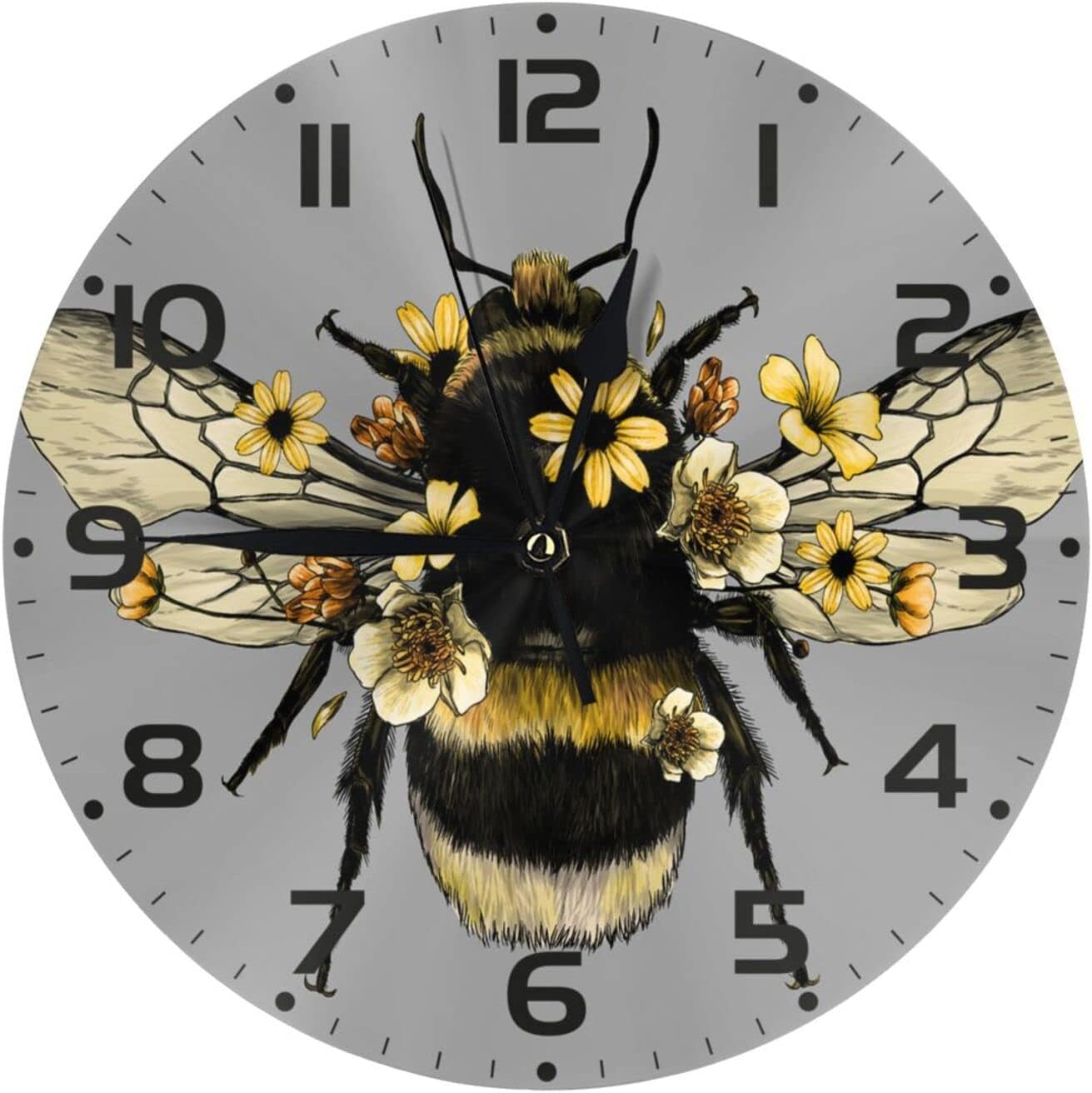 Amazon.com: Veronese Design 10 1/4" Steampunk Bee Clock Cold Cast Resin ...