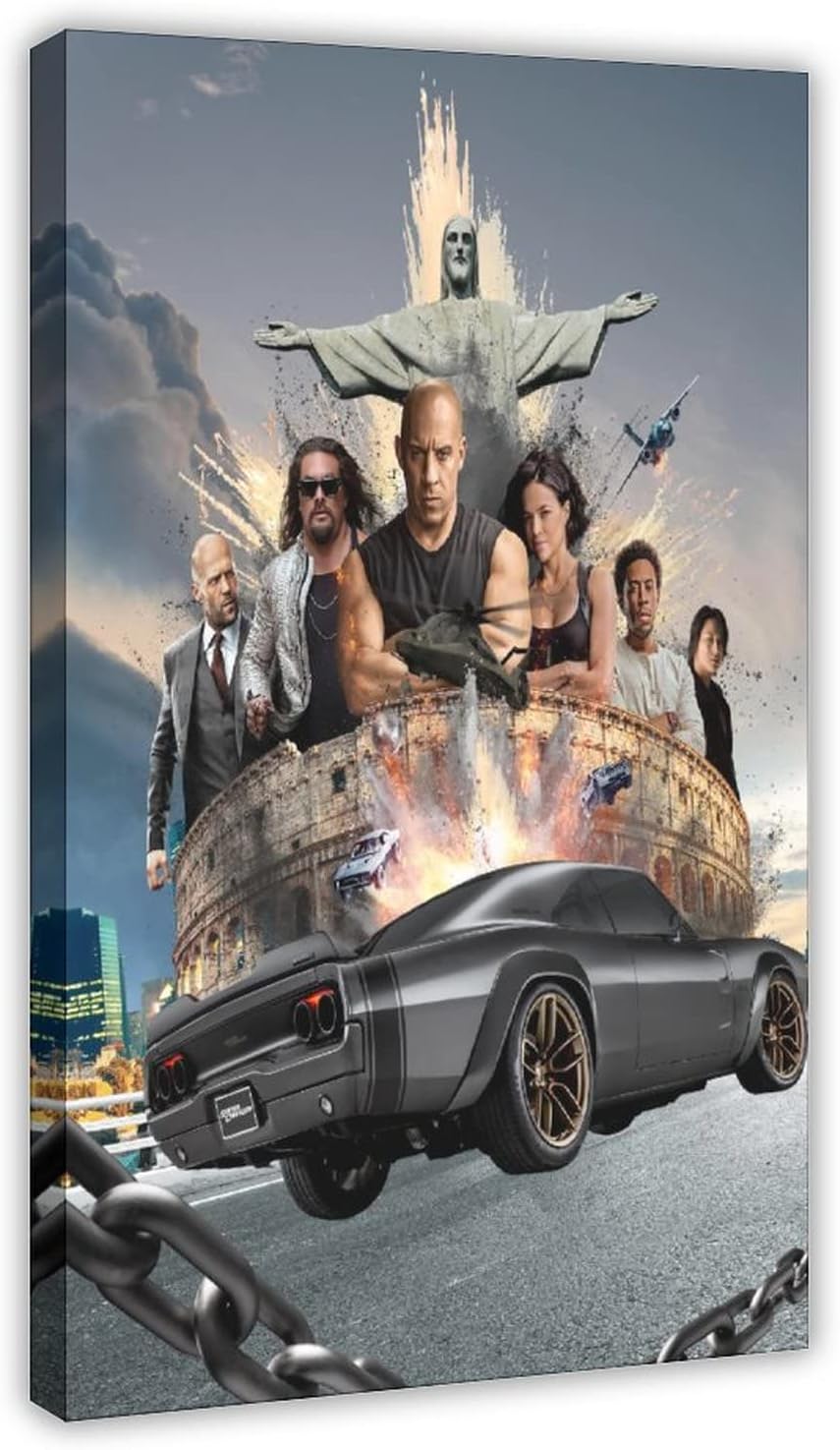 Fast And Furious 10 Poster Canvas Poster Wall Art Decor Print Picture ...