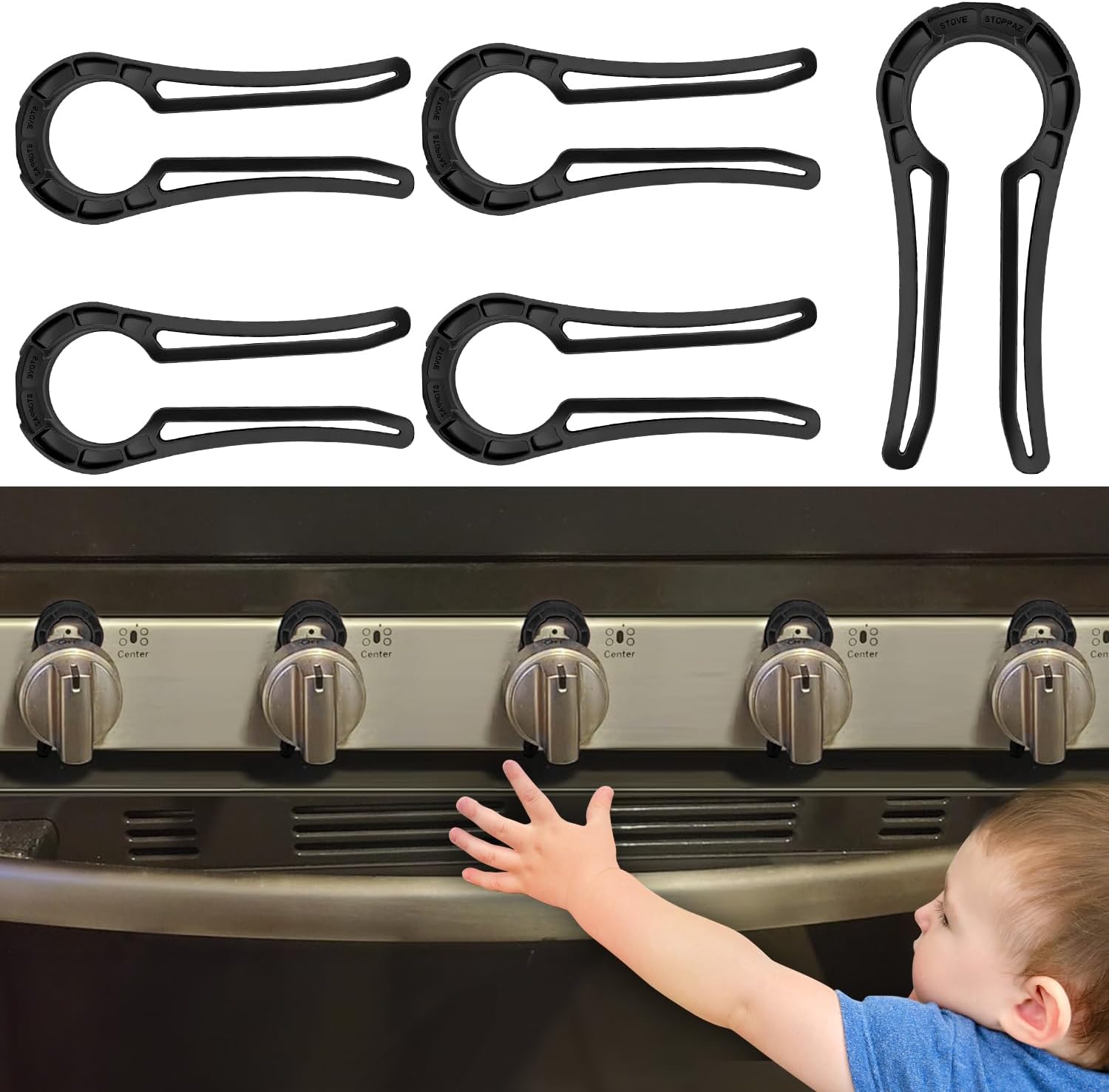 Amazon.com : Stove Knob Lock for Child Safety and Proofing (5 Pack ...