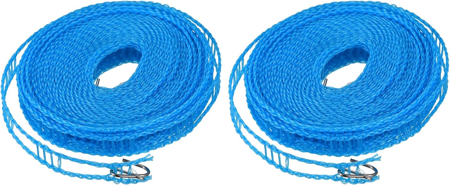 Amazon.com: uxcell Portable Clothesline, 26.24ft Nylon Windproof Non ...