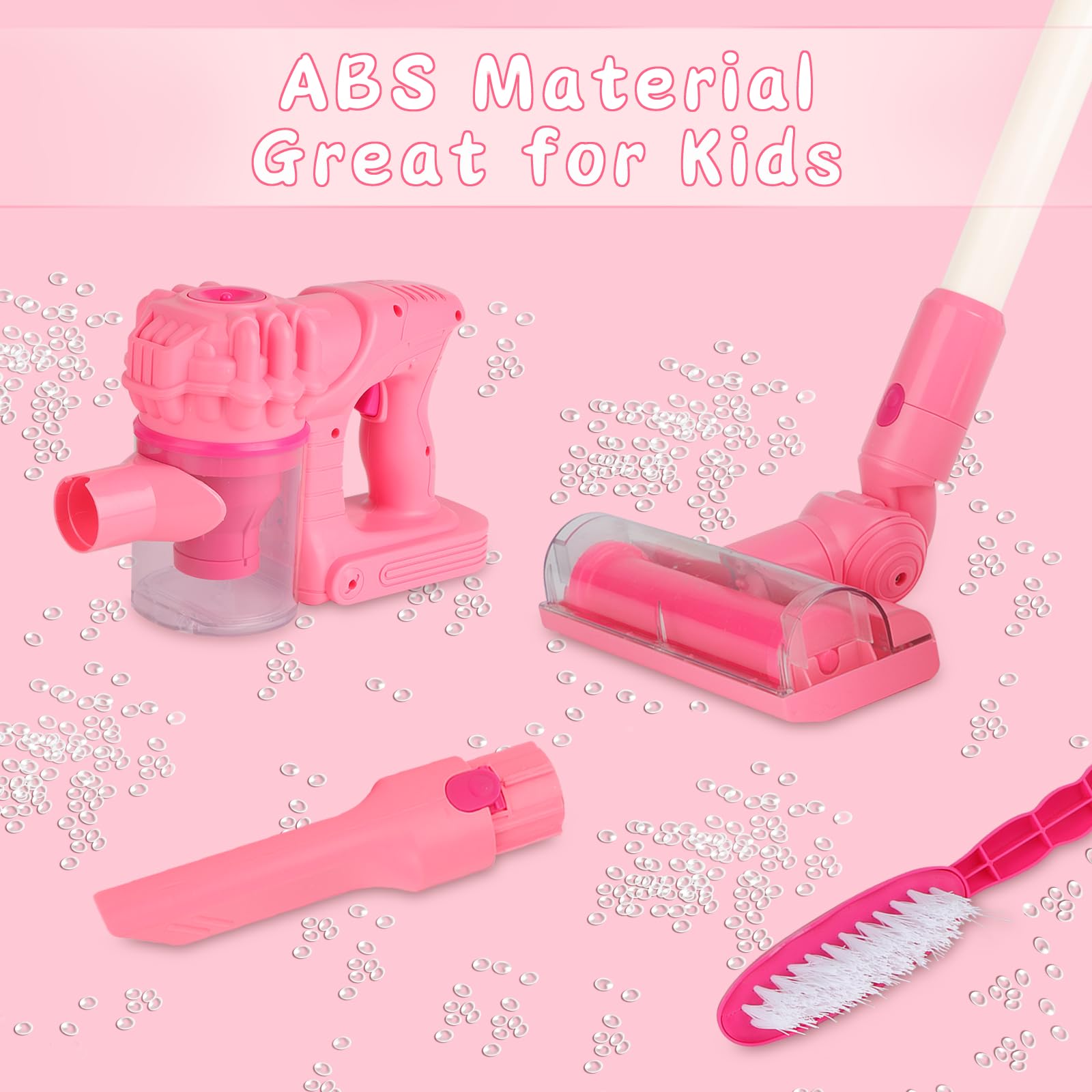 Snapklik.com : deAO Kids Vacuum Cleaning Set 3-in-1 Cleaner Toy Set ...
