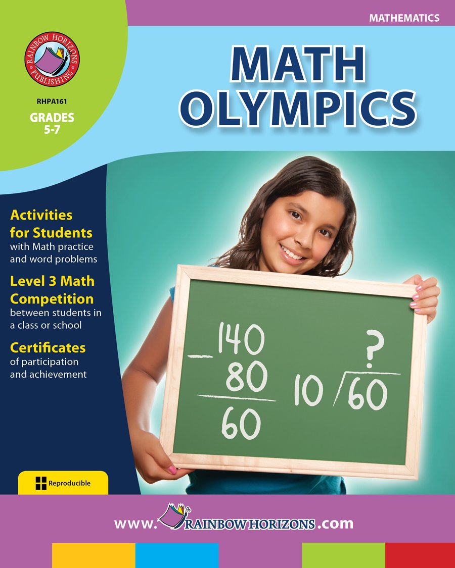 Amazon.com: Math Olympics Gr. 5-7 - Rainbow Horizons Publishing (Math ...