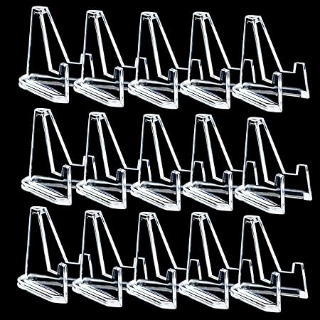 Amazon.com: TERDEWE 24 Packs(2.3 Inch Tall) Acrylic Card stands, Card ...