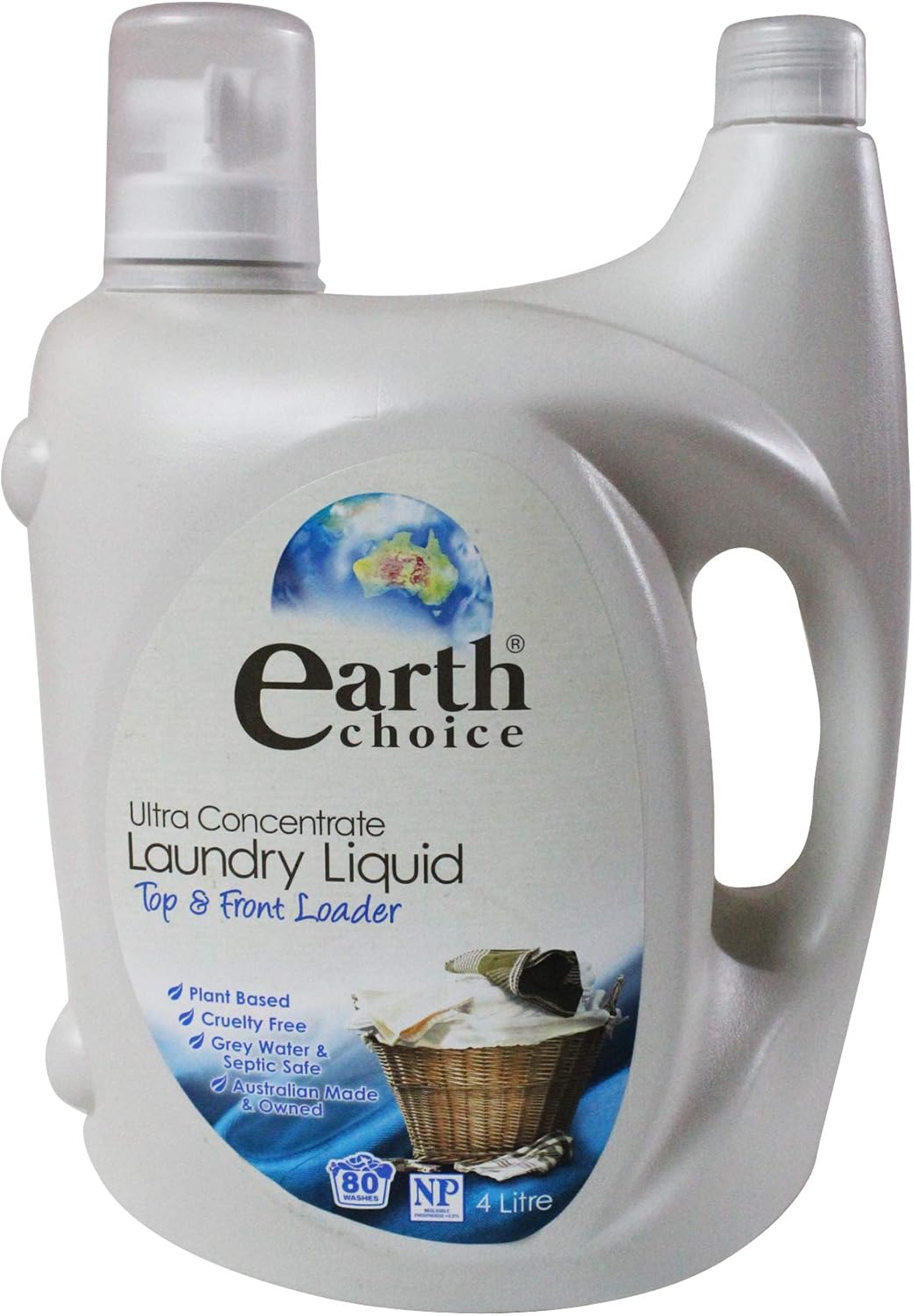 Earth Choice Ultra Concentrated Laundry Liquid, Top & Front Load 4 Ltr ...