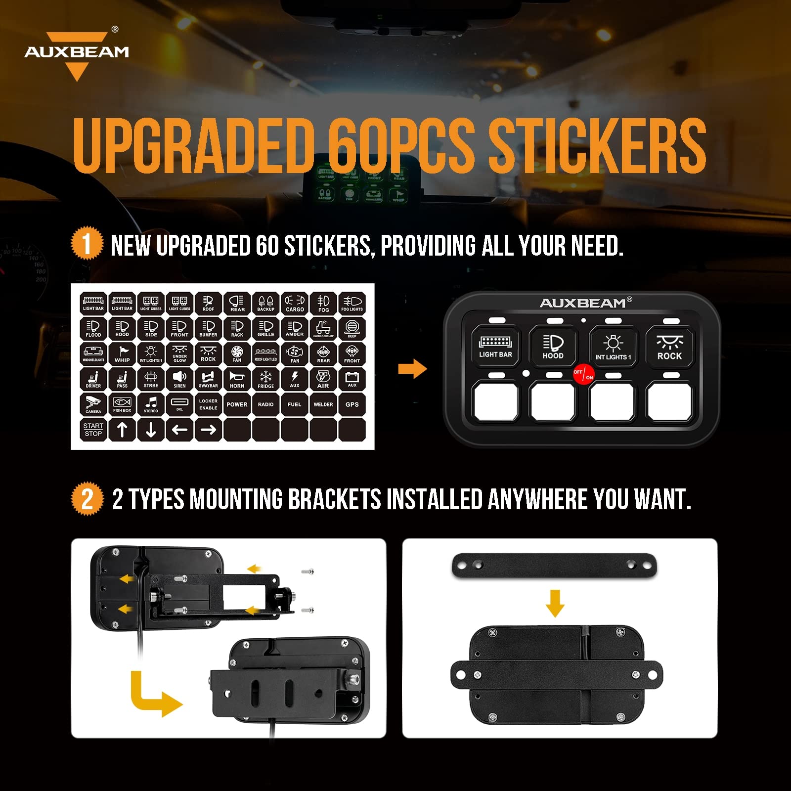 Snapklik.com : 8 Gang Switch Panel GA80 Universal Circuit Control Relay ...