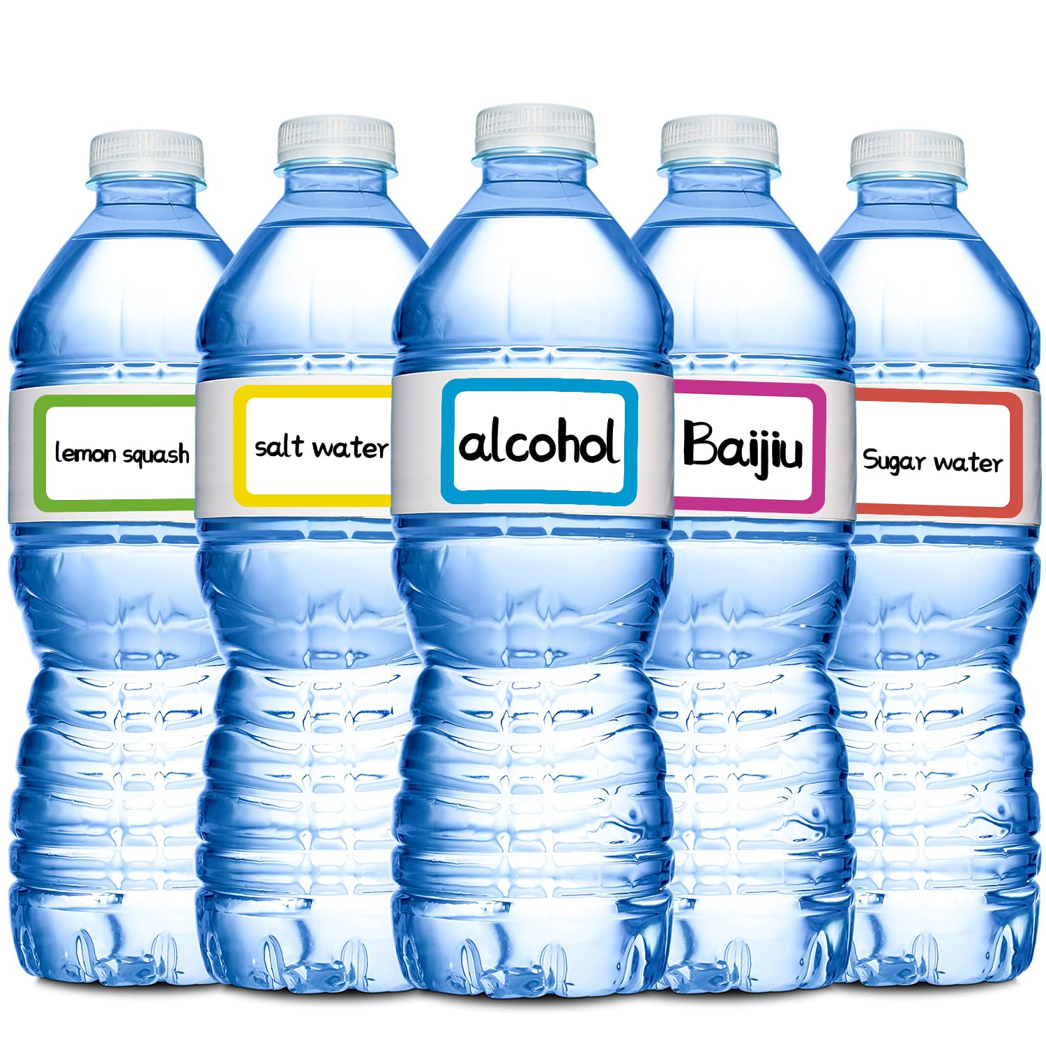 Snapklik.com : Methdic 5 Colors Name Tags Stickers 400 Labels For Office