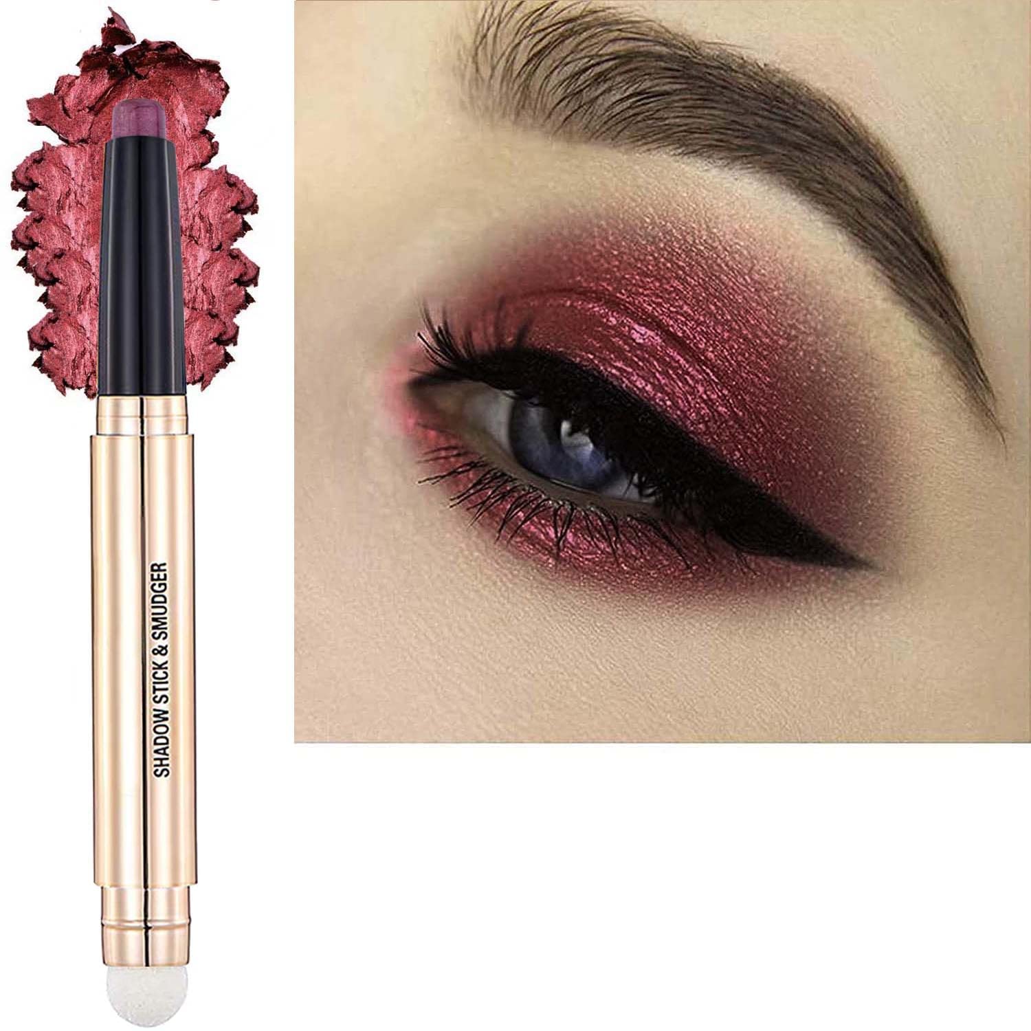 Amazon.com : Red Eyeshadow Stick Eyeliner pencil For Eye Makeup Cream ...