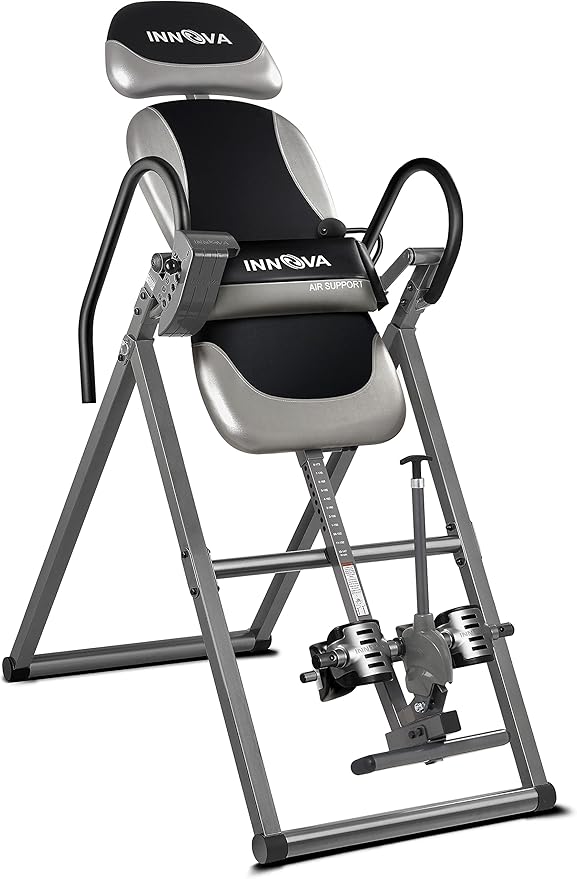 Innova Health and Fitness Heavy Duty Deluxe Inversion Table with Air ...