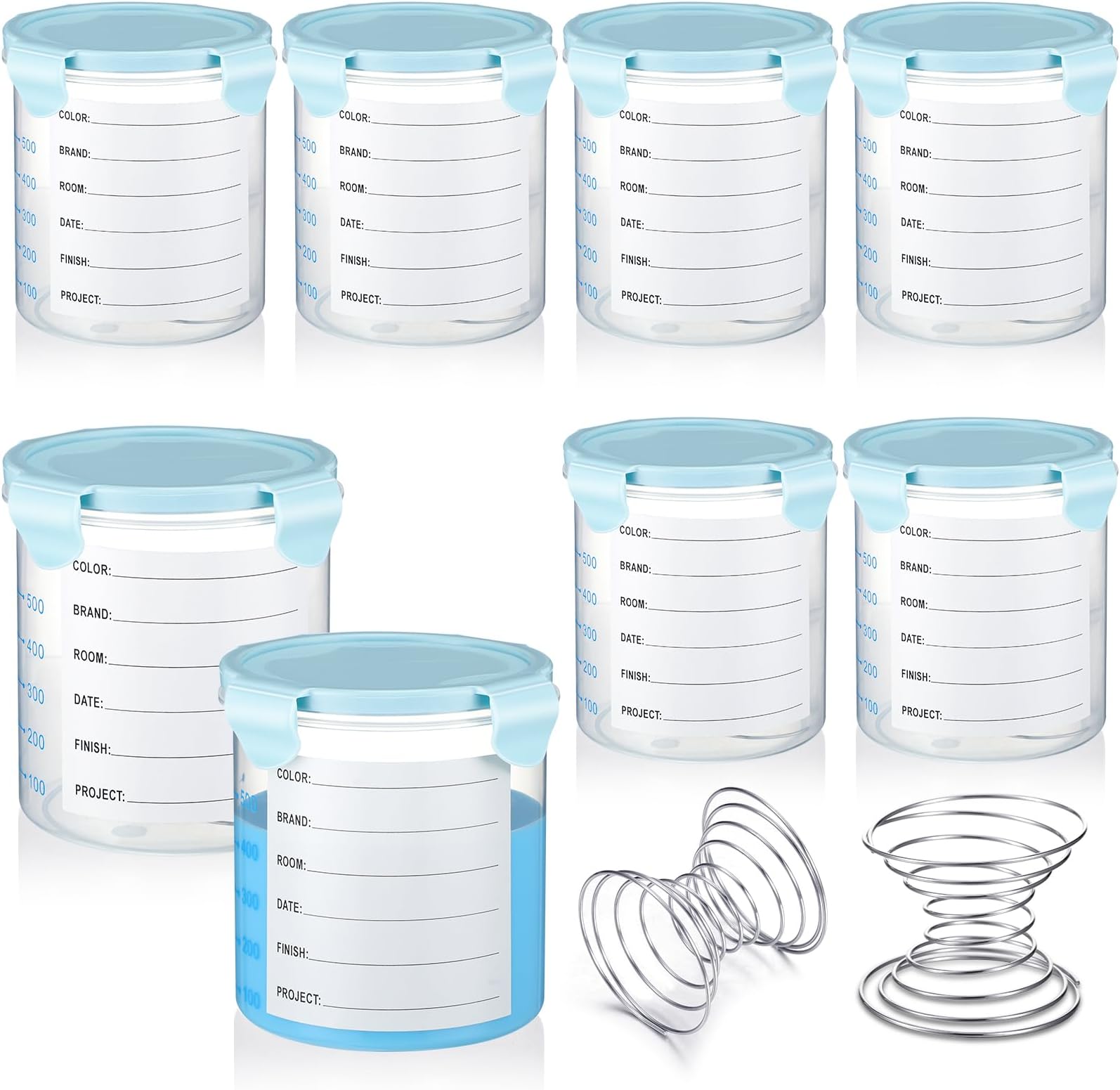 Amazon.com: AKOLAFE 20 Pack Paint Buckets for Painting Empty Paint Cans ...