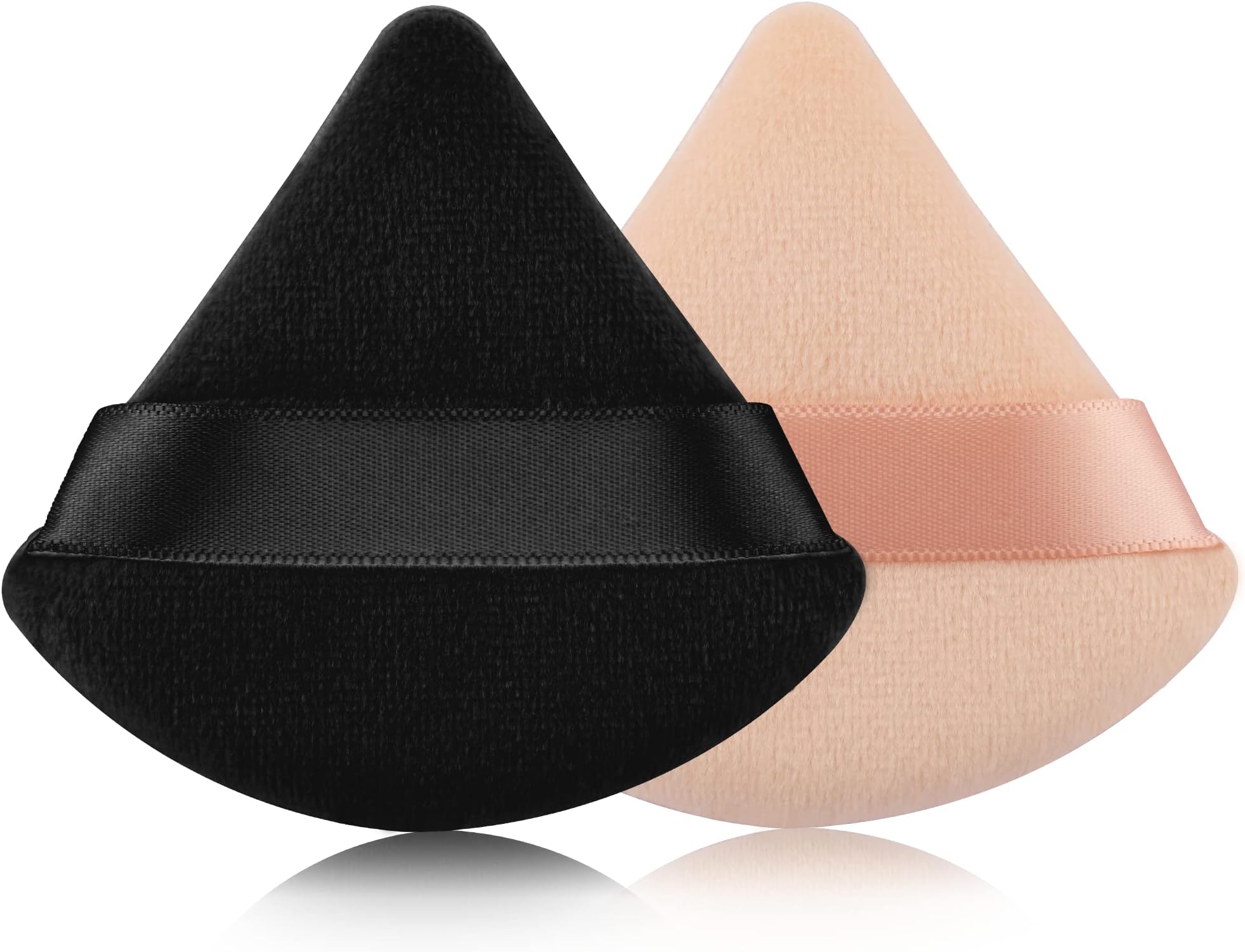 Amazon.com: 2 Pcs EVAOUXIU Triangle Powder Puff for Face Powder, Soft ...