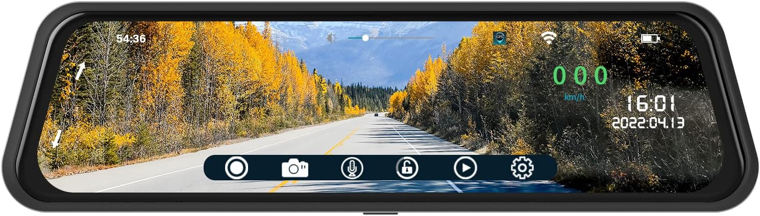 Amazon.com: BOYO VTR93MHD - 9.36” Strap-On Mirror Monitor with 1080P ...