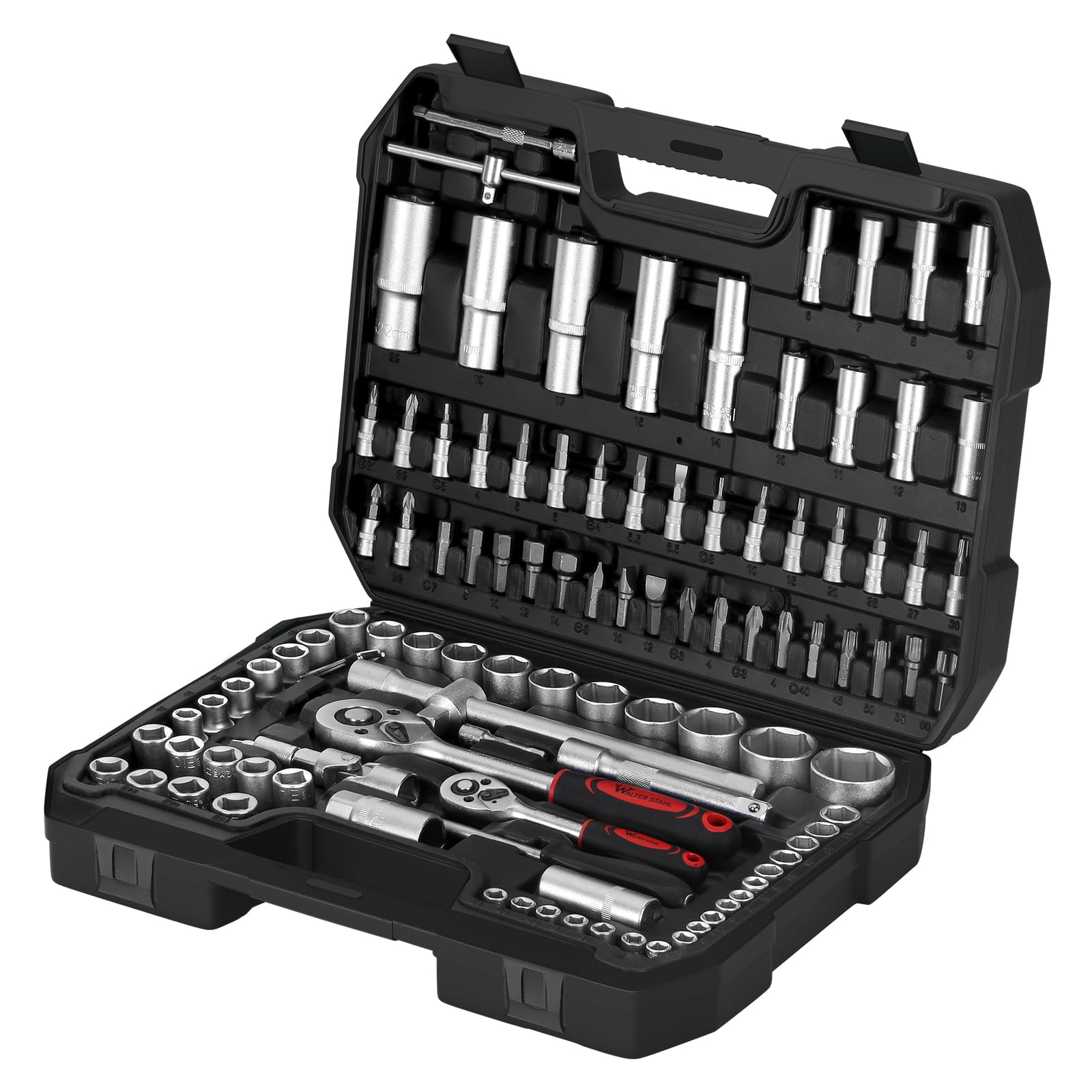 Walter Steel Socket Spanner Set, 108-Piece Socket Spanner Set, Tool Set ...