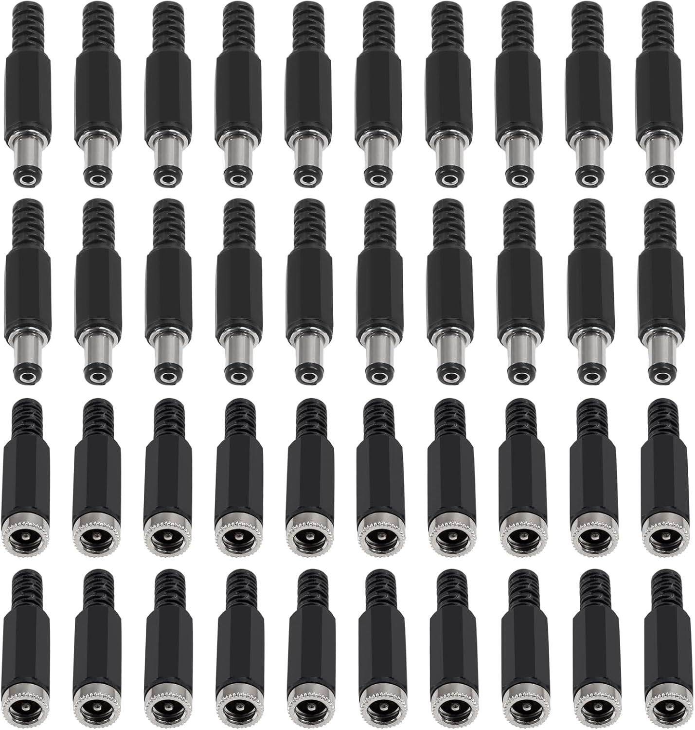 Amazon.com: AITRIP 20 Pairs (40PCS) DC Socket 5.5mm x 2.1mm Female DC ...