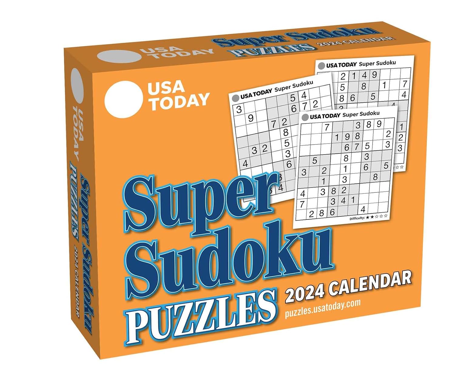 USA TODAY Super Sudoku 2024 Day-to-Day Calendar: USA TODAY ...