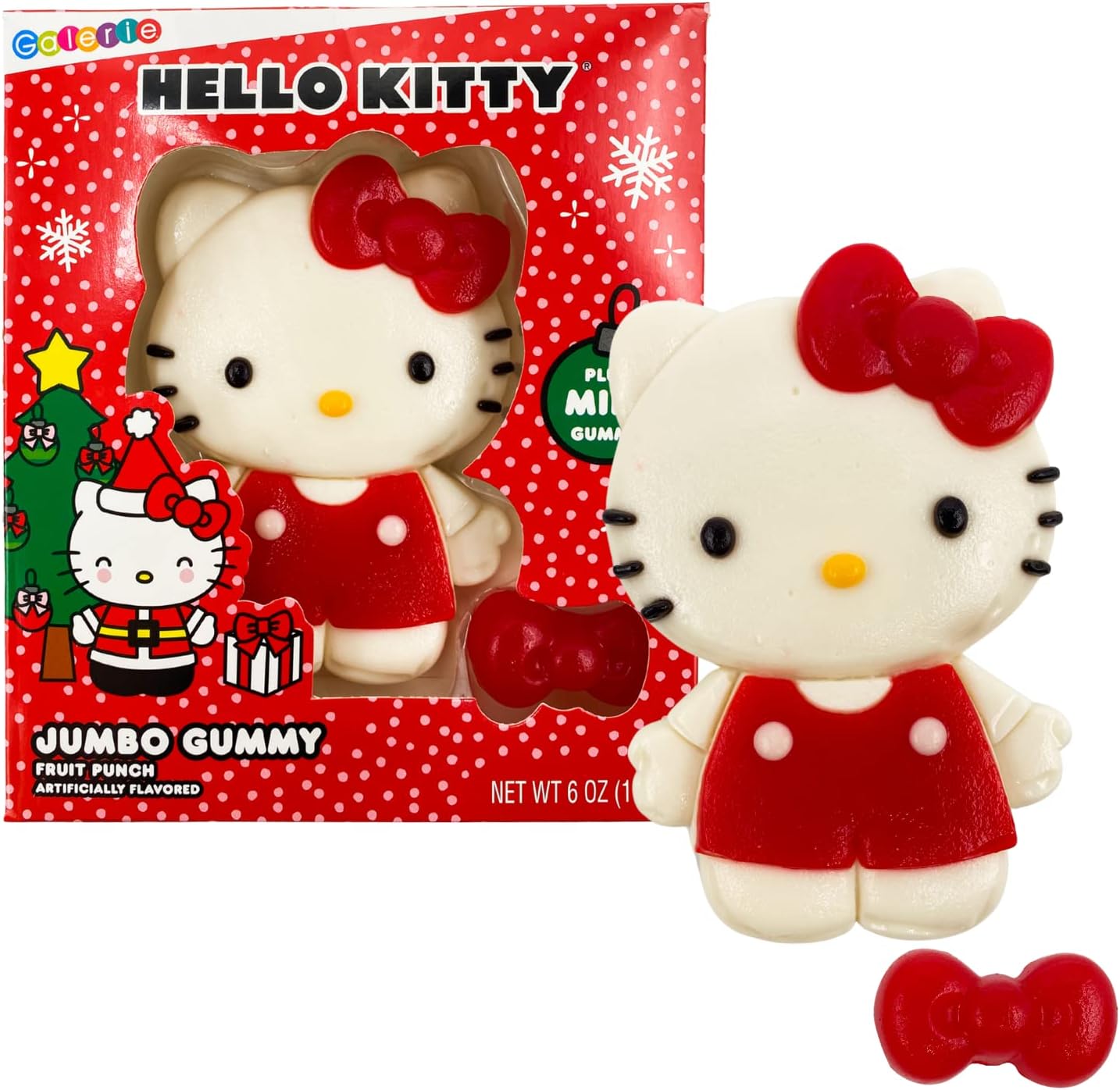 Amazon.com : Galerie Hello Kitty Giant Gummy with Mini Edible Bow ...