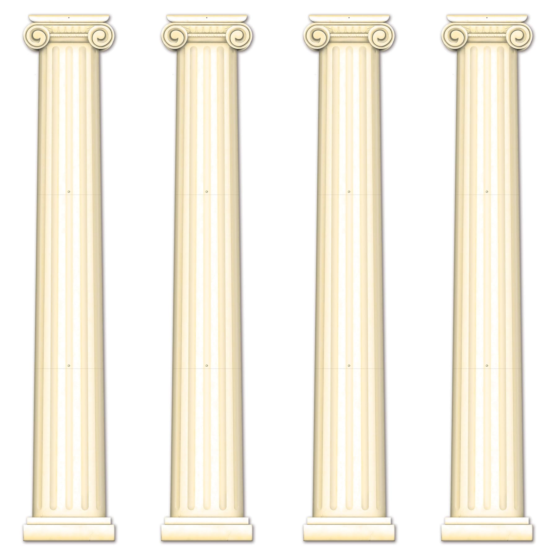Amazon.com: Beistle 4 Piece 6' Jointed Paper Roman Pillar Greek Column ...
