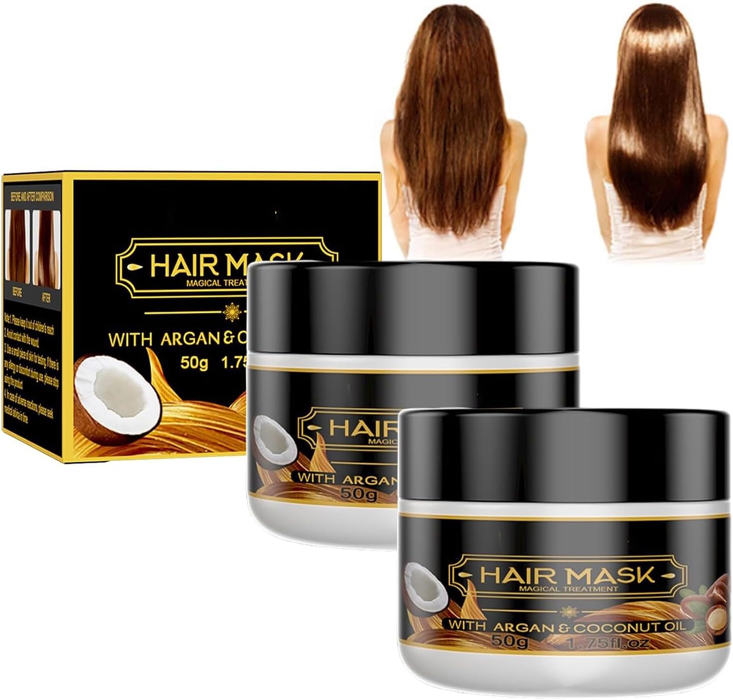 Amazon.co.jp: 2PCS Pure Keratin Repair Hairmask, 1.8 oz (50 g) Keratin ...