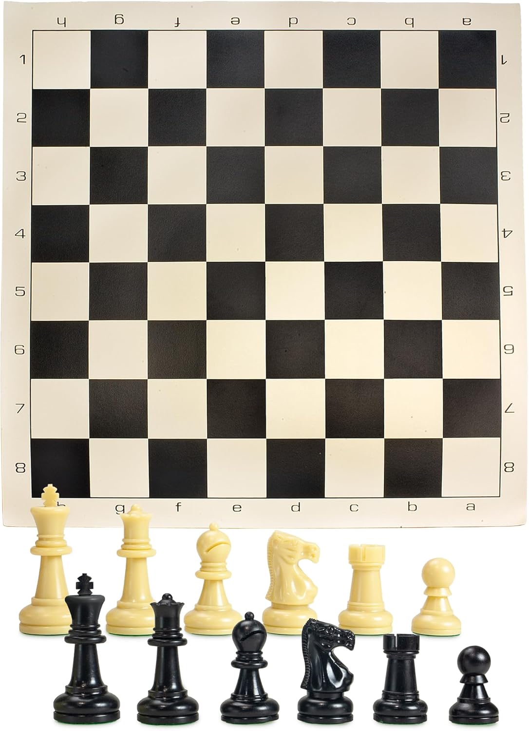 Amazon.com: Sterling Games Extra Large 20" x 20" Roll Up Chess Mat and ...