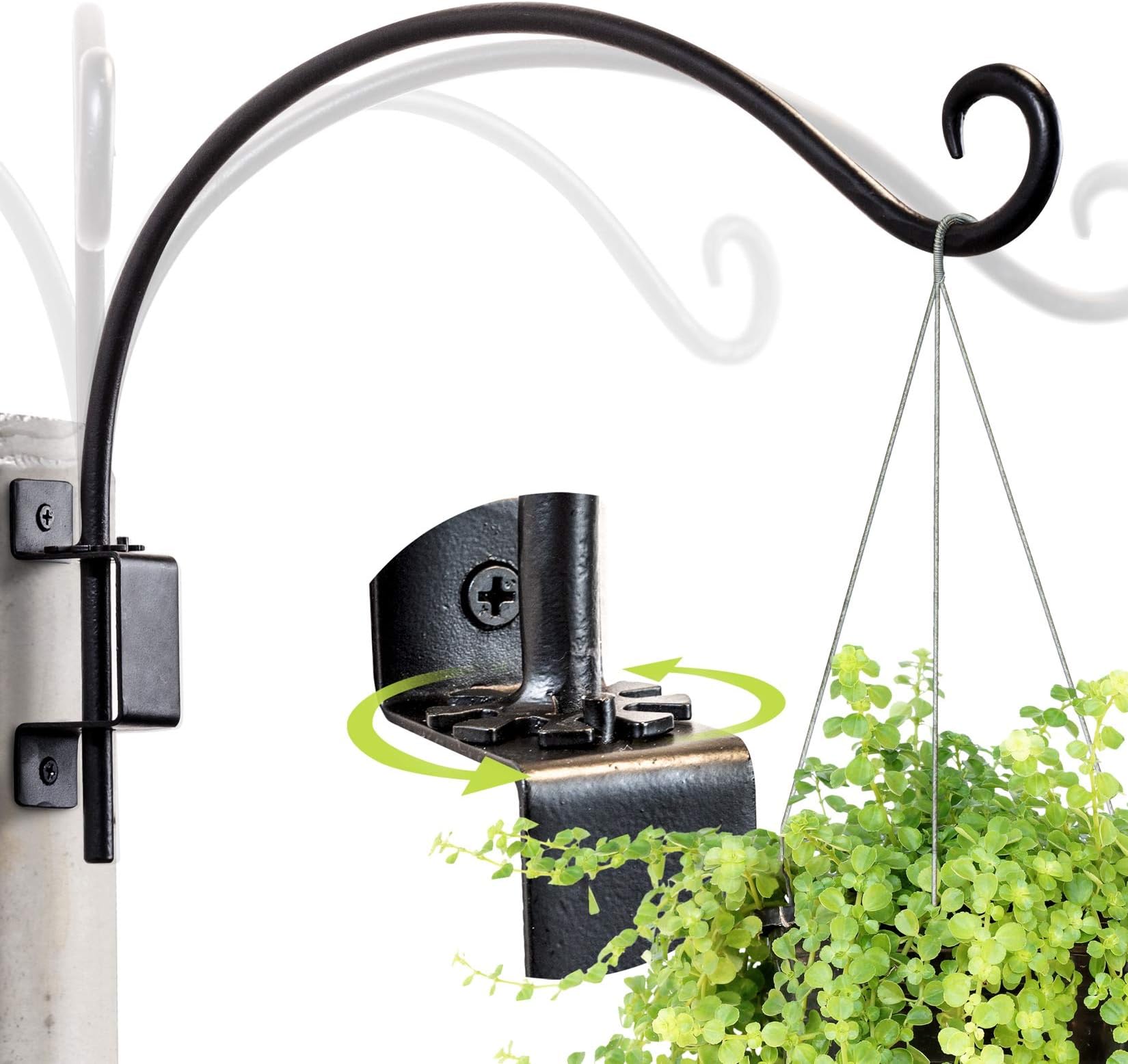 Plant Hangers MIXXIDEA Swivel Hanging Plant Bracket - Adjustable ...