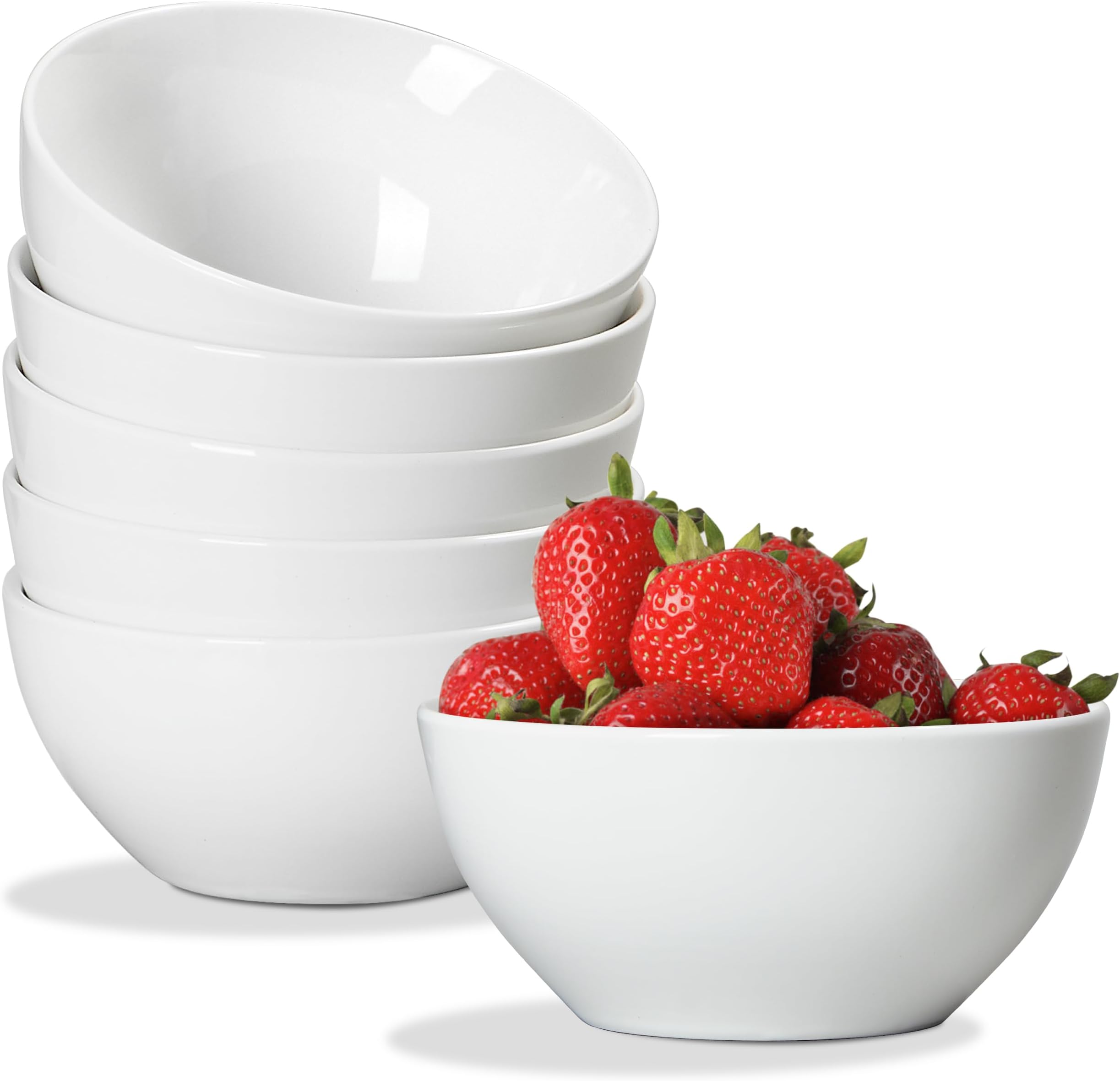 Amazon.com | DOWAN 26 Ounces Porcelain Soup Bowls, Cereal Bowls with ...