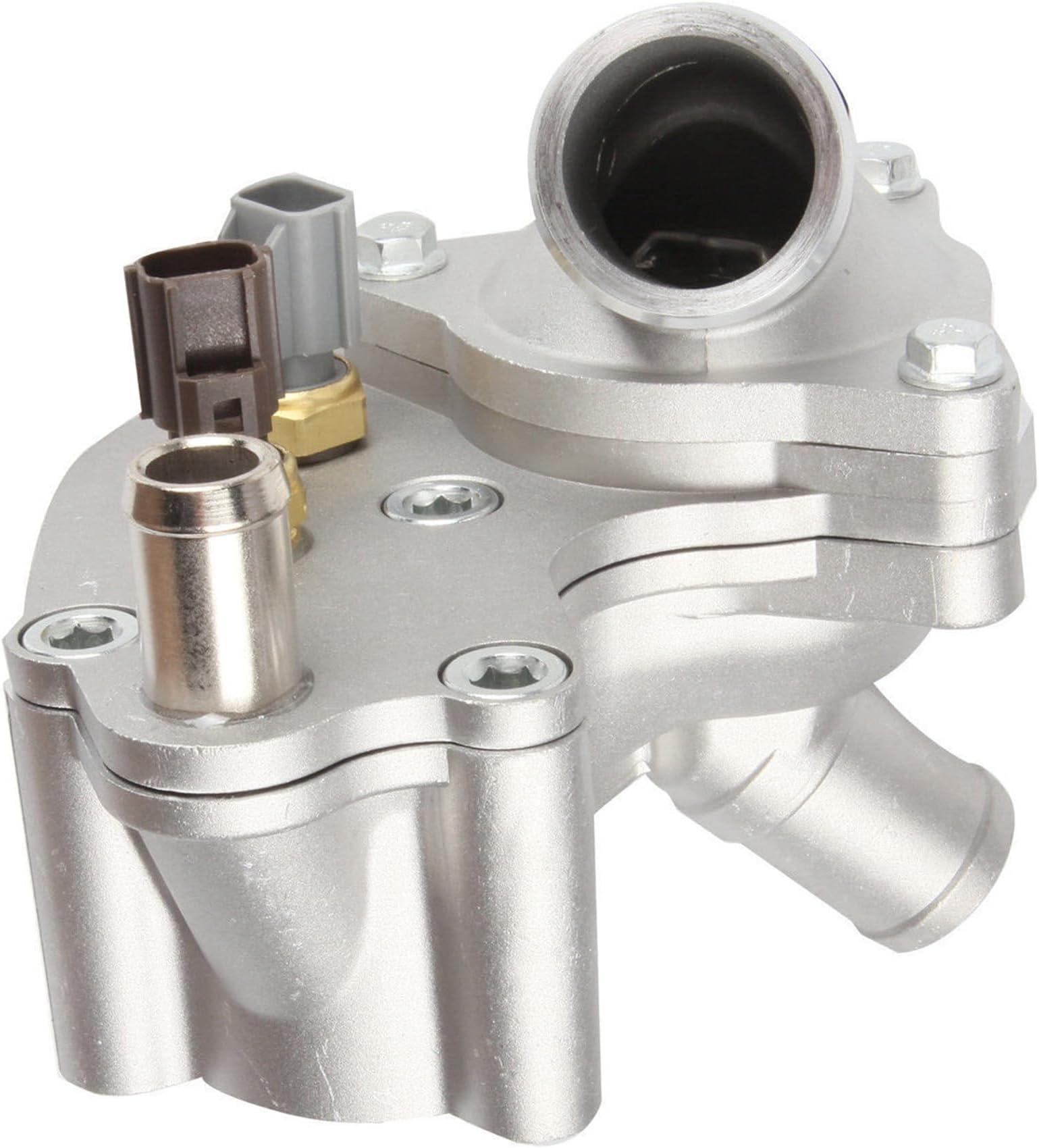 Amazon.com: Upgrade Aluminum thermostat Housing assembly.Fit for Mercury Mountaineer 4.0L 1998 ...
