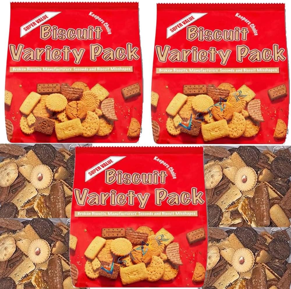 3 x Broken Biscuit Variety Pack 500g : Amazon.co.uk: Grocery