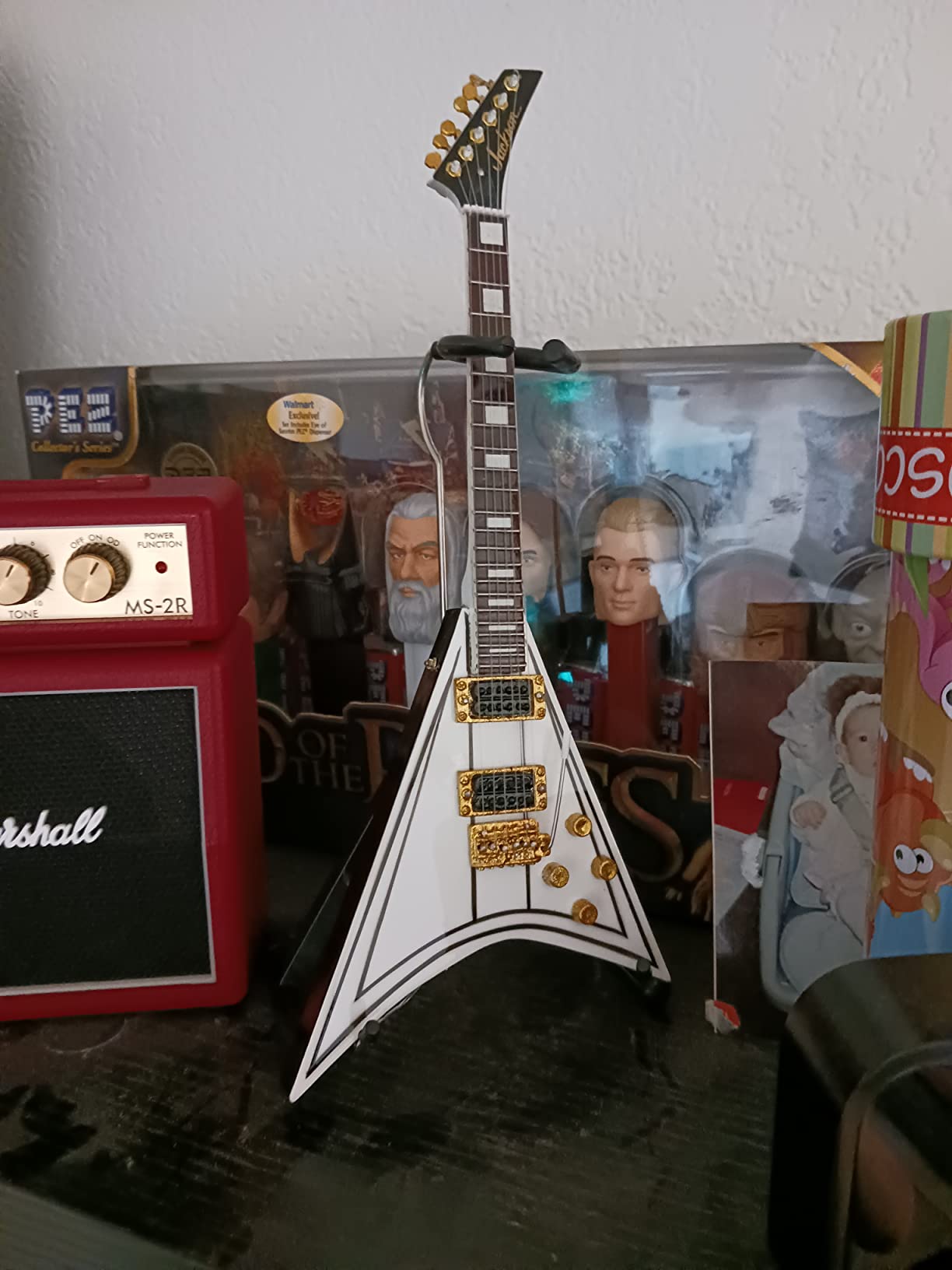 $6/mo - Finance AXE HEAVEN RR-086 Randy Rhoads White Flying V Mini ...