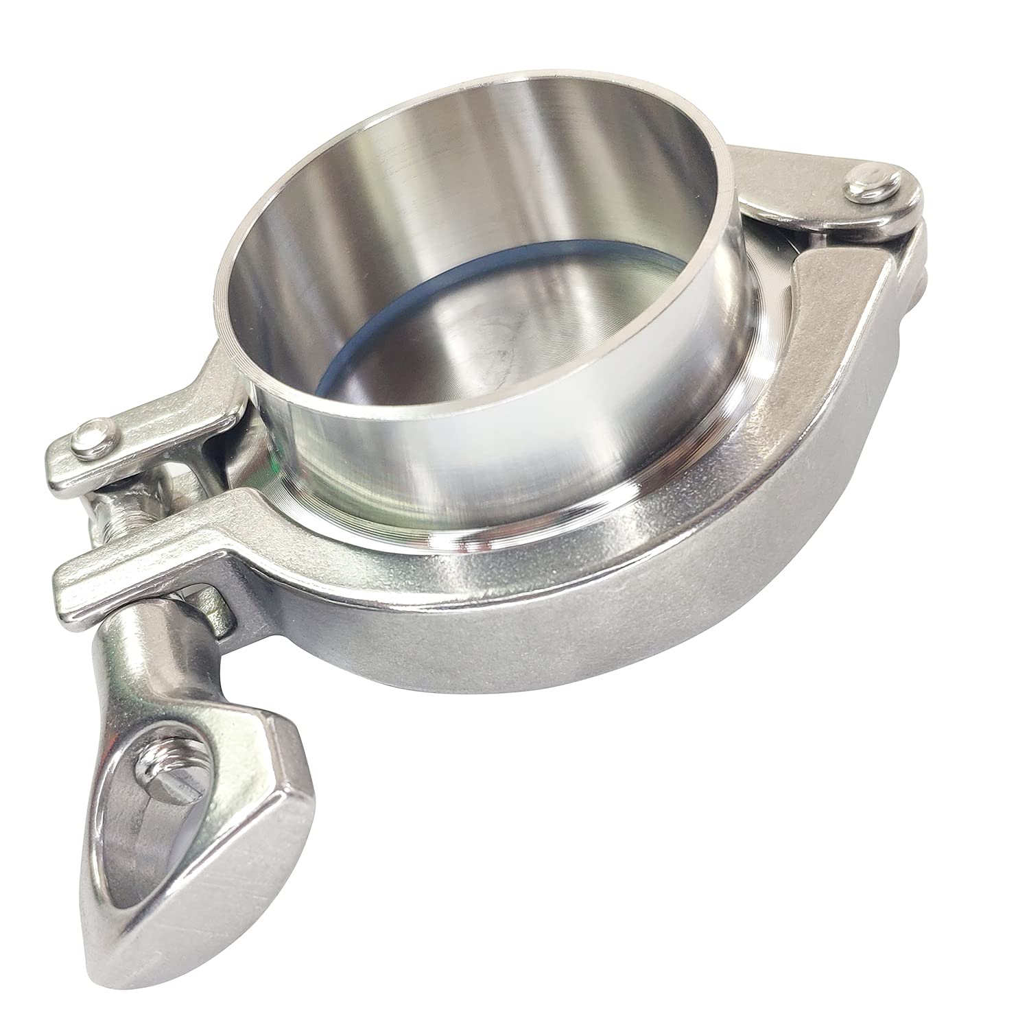 Snapklik.com : Welded Pipe + Tri-clamp Clamp Ferrule+ PTFE Gasket + End ...